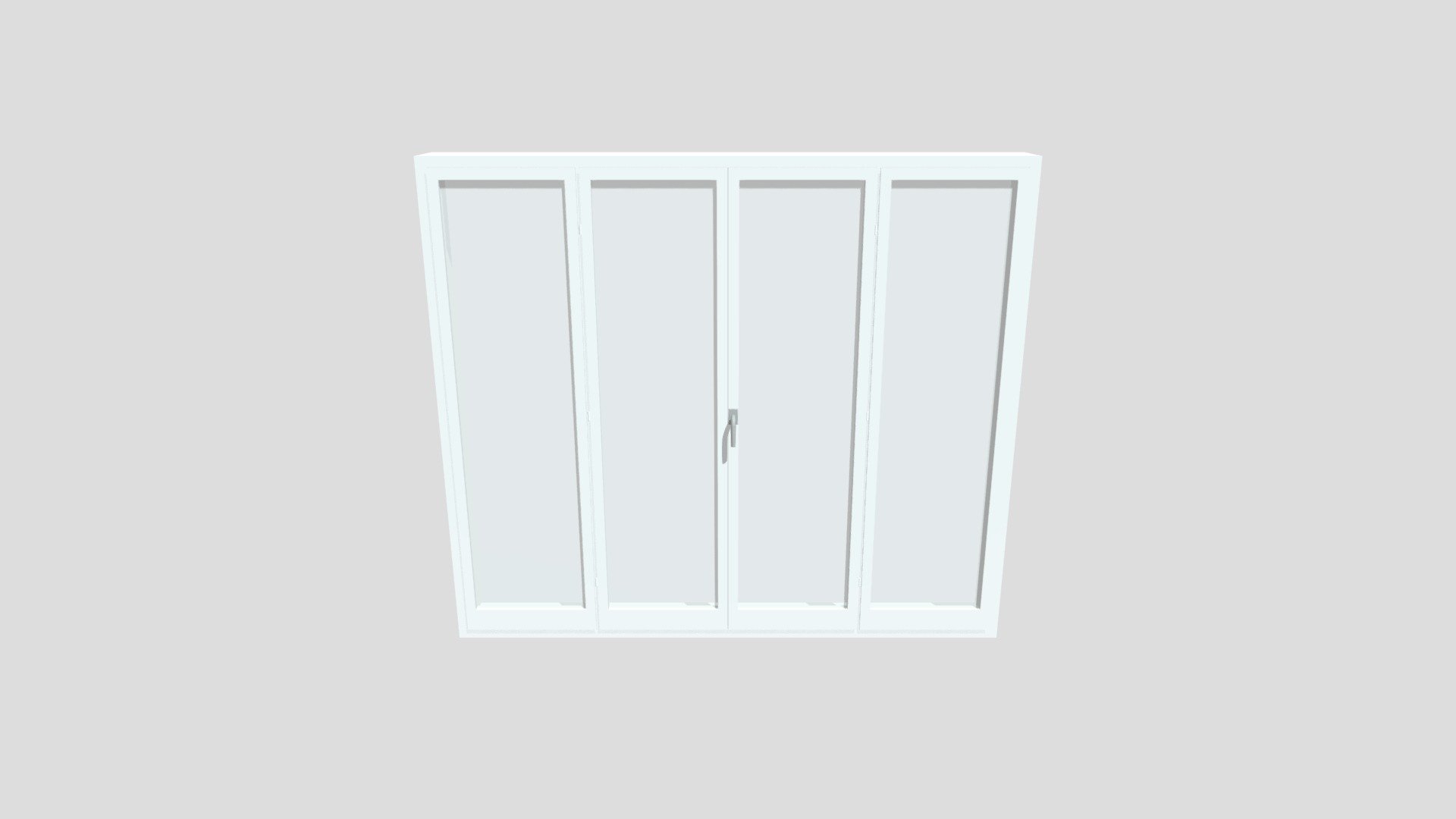 Quadruple french window - Download Free 3D model by 1-3D.com [9456b20 ...