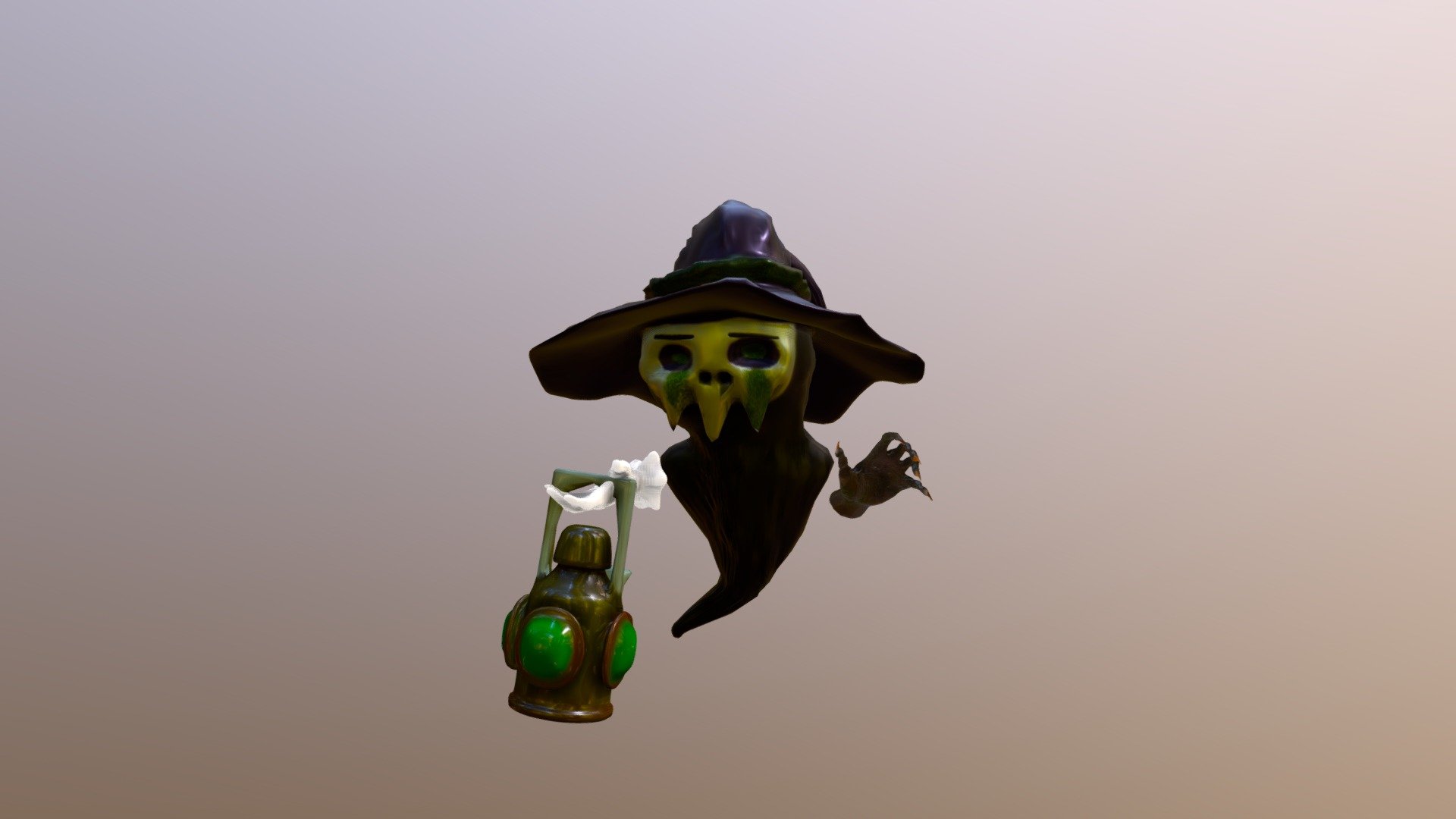 Ghost Reaper and Lamp - 3D model by portwindyroad [9458aa1] - Sketchfab