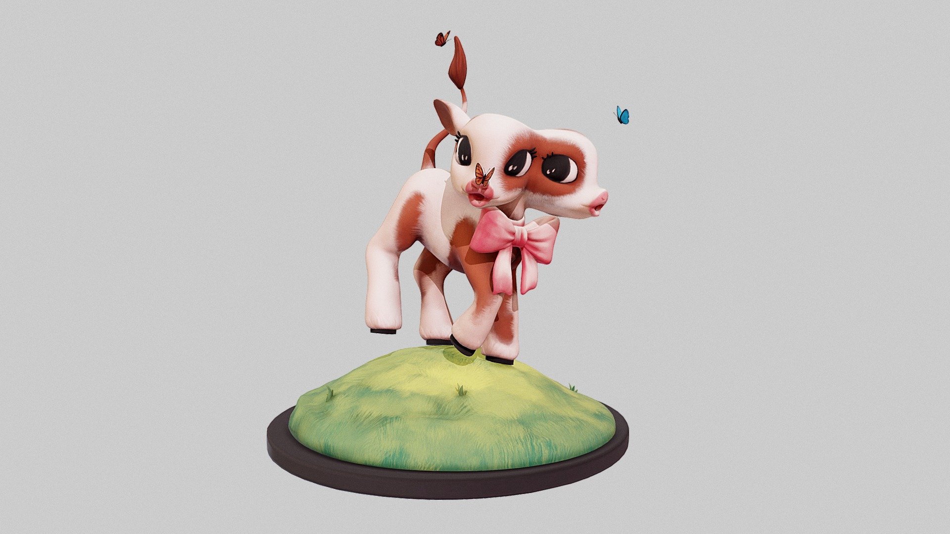 two head calf - 3D model by abigailoffermans [94597d7] - Sketchfab