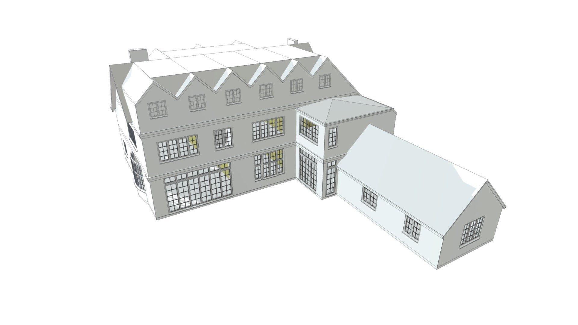 roof alternative 1 detailed - 3D model by fretwells [945b385] - Sketchfab