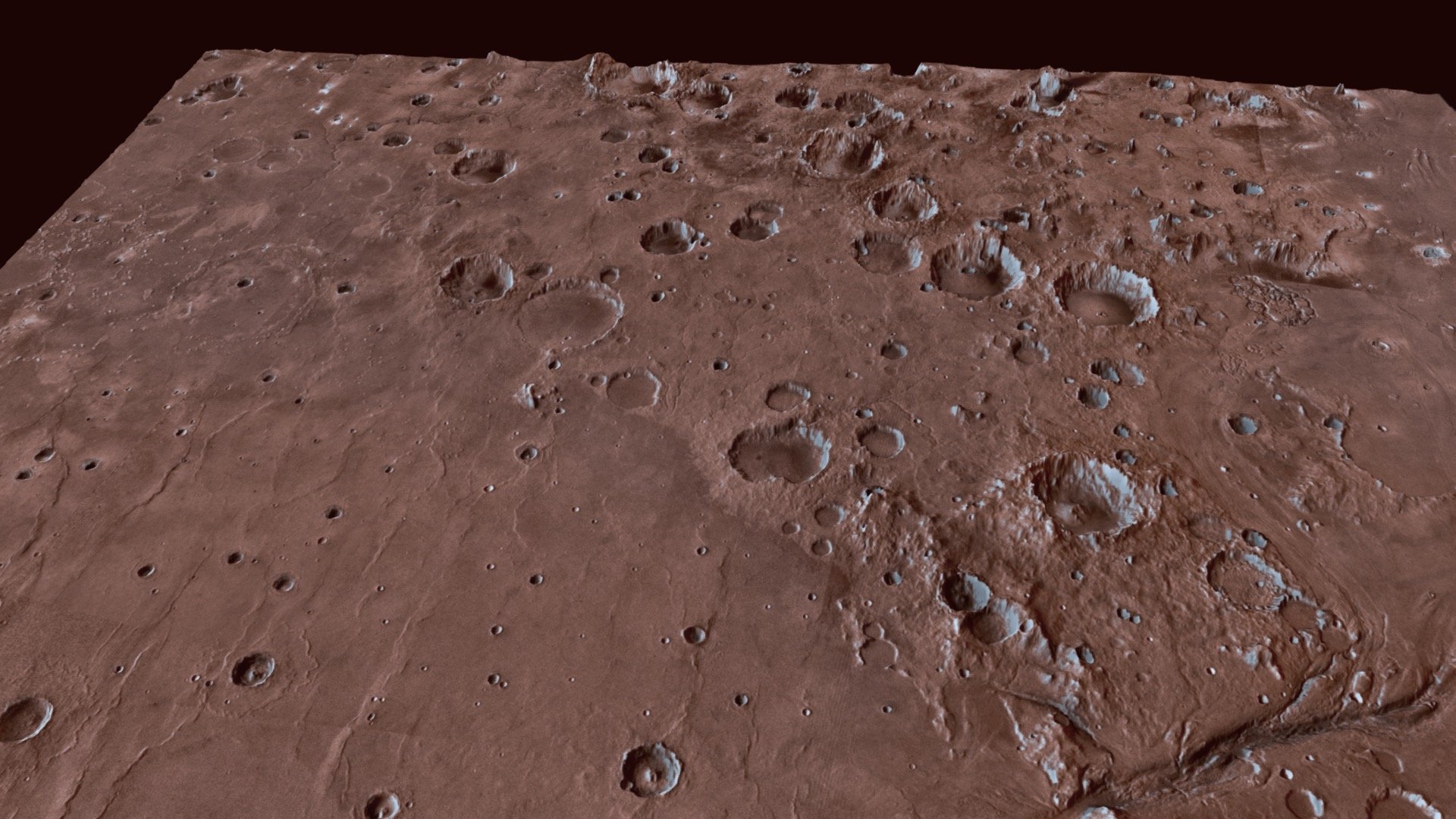 Mars surface crater field - 3D model by Stance Hurst (@Cacti3D ...