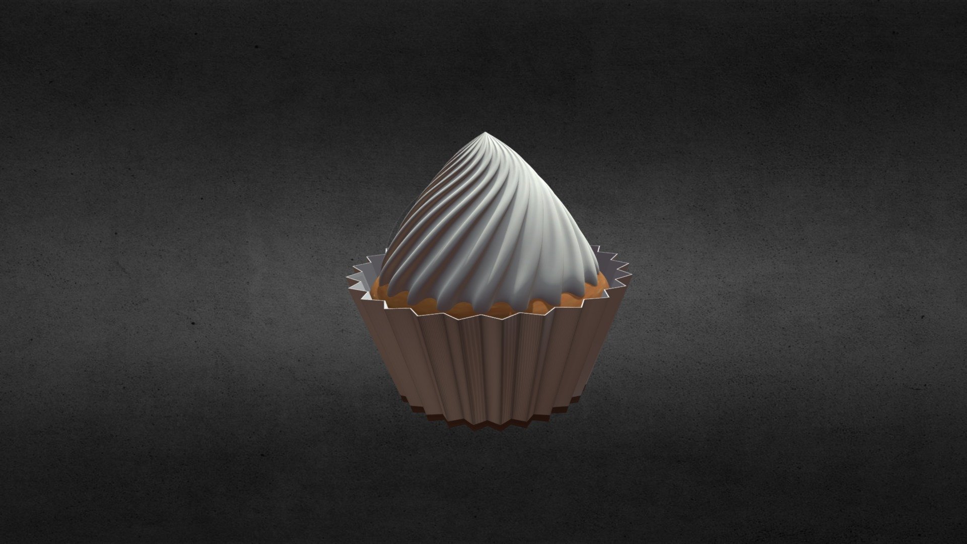 Cupcake - 3D model by stianh [945b734] - Sketchfab