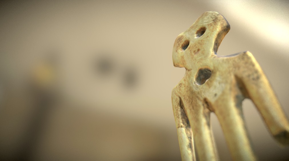 Bone Carved Comb Artifact - GameReady - 3D model by Colin Creamer ...