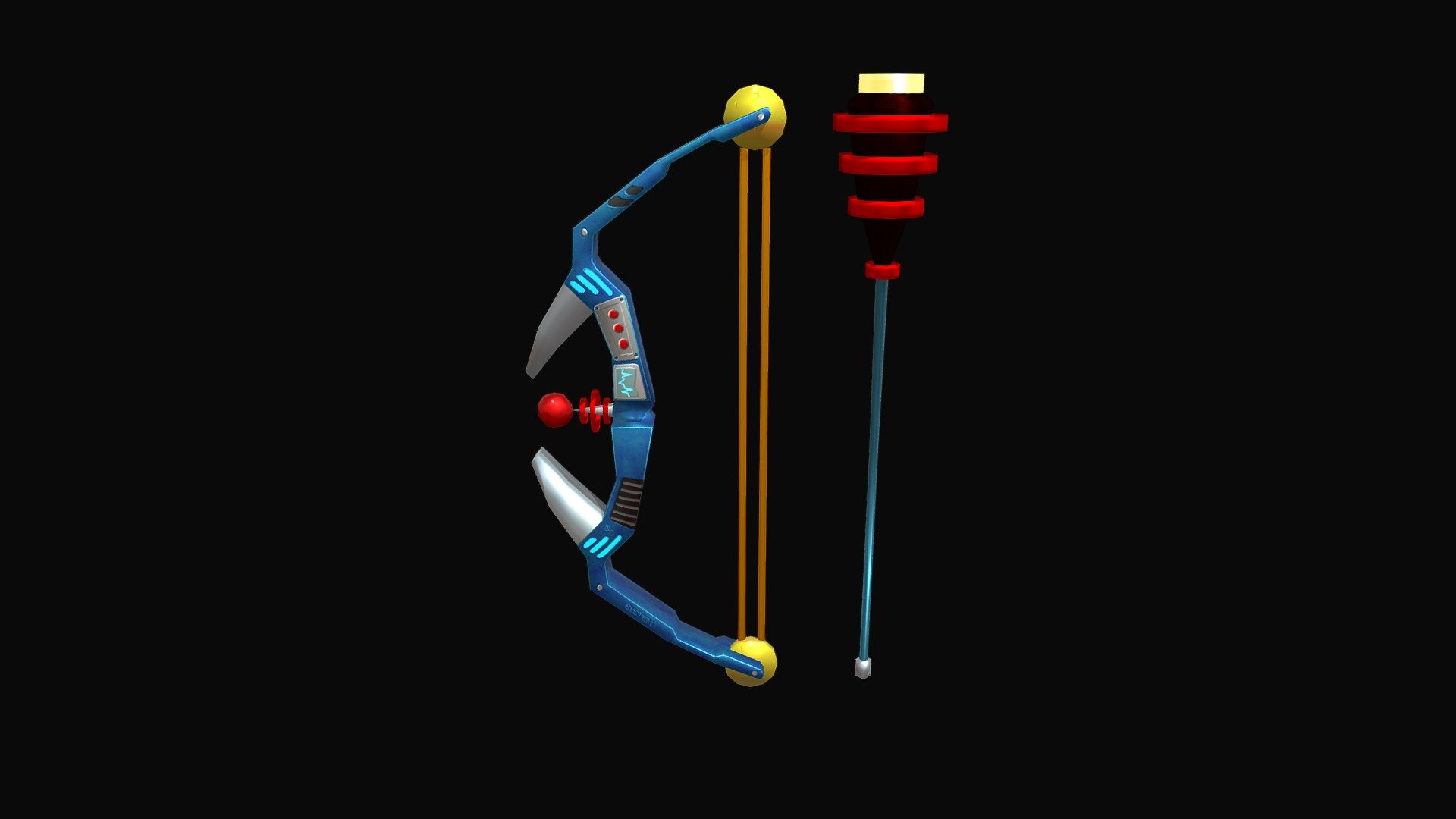 futuristic bow - 3D model by Renzo Solorzano (@renzosolorzano1324 ...