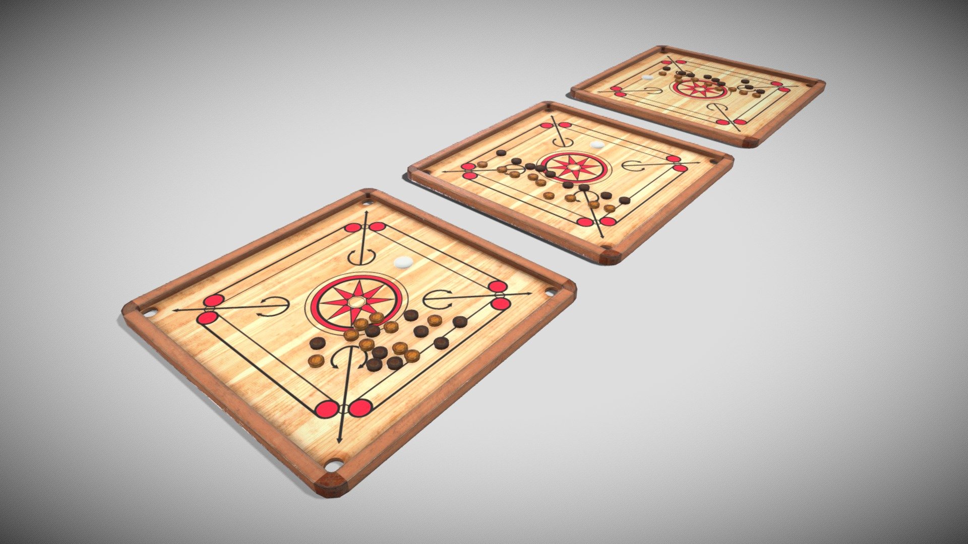 Indian Carrom - Buy Royalty Free 3D model by Francesco Coldesina ...