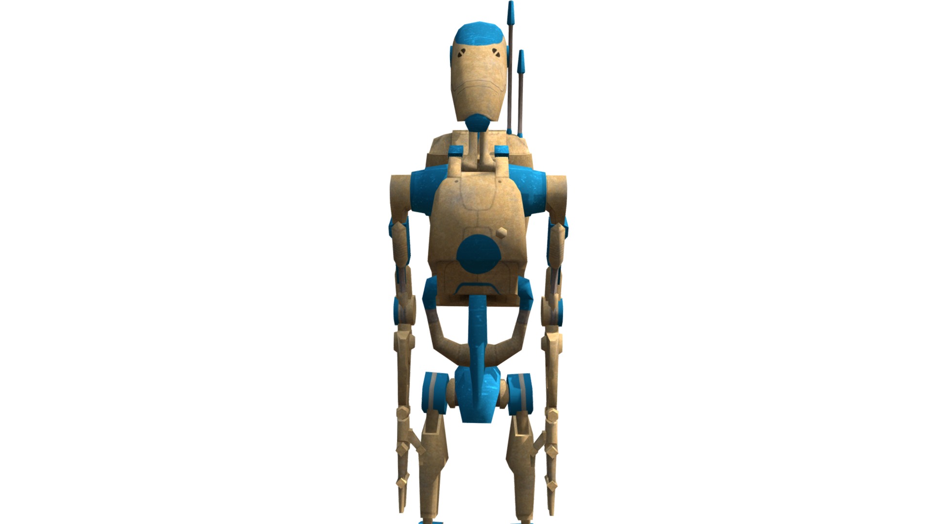 Reprogrammed droid B1 | Star Wars - 3D model by Tony Hawk ...