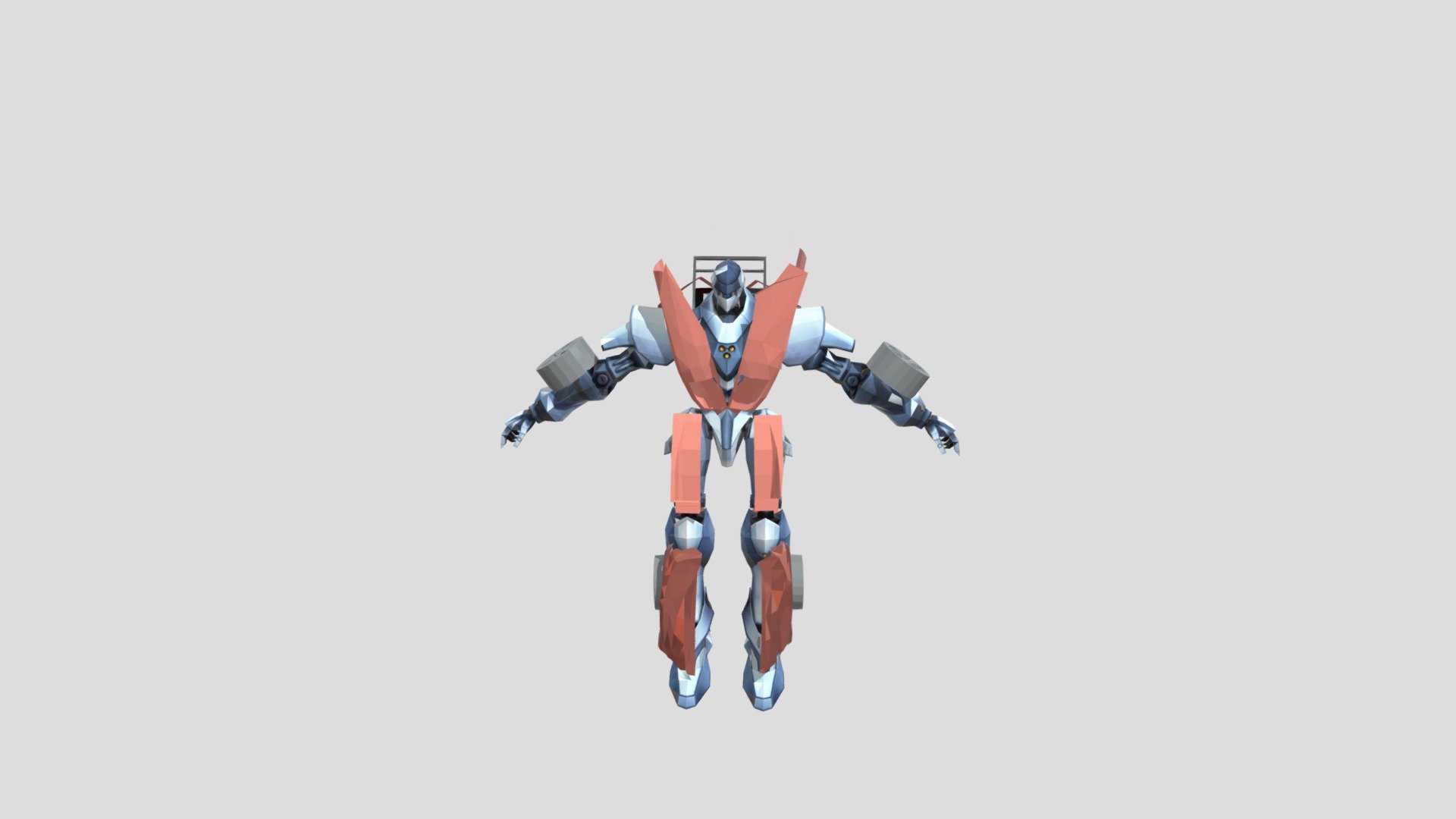 naxeex red robot model - Download Free 3D model by The redknight ...