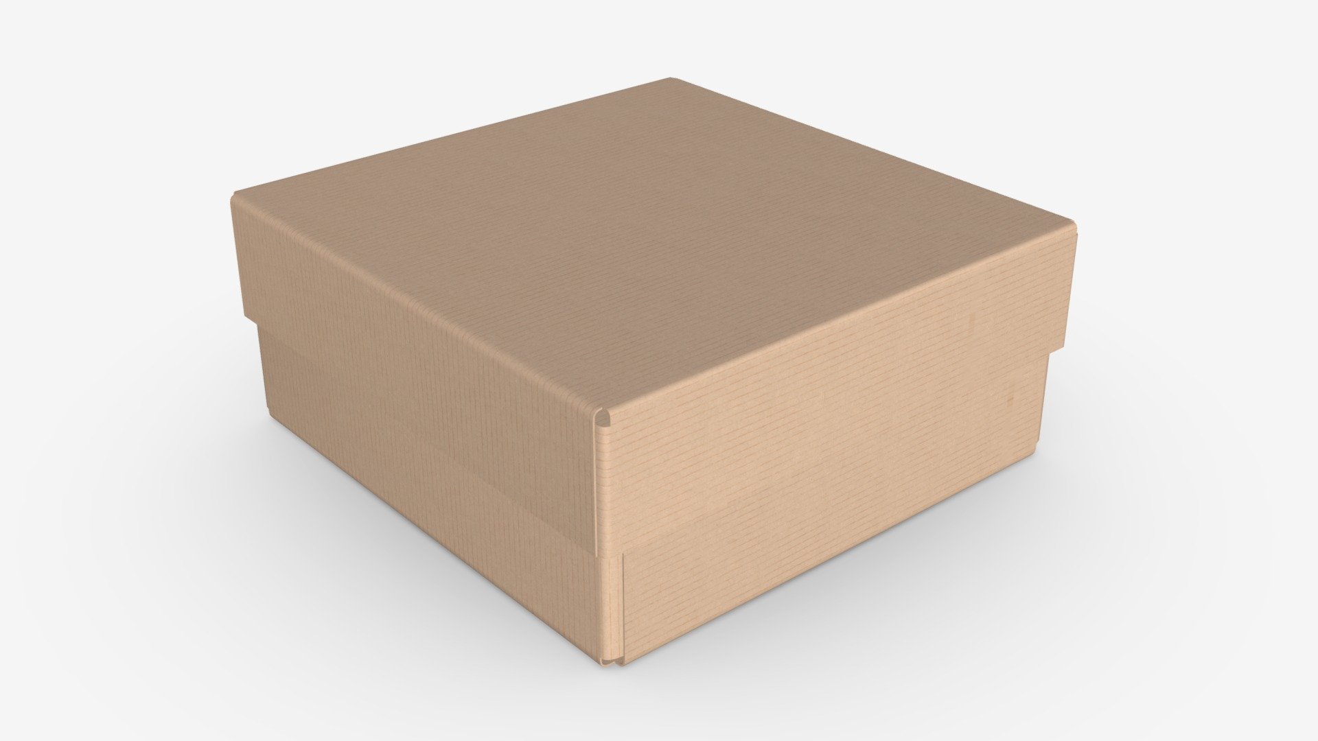Lid and try cardboard box 05 - Buy Royalty Free 3D model by HQ3DMOD ...