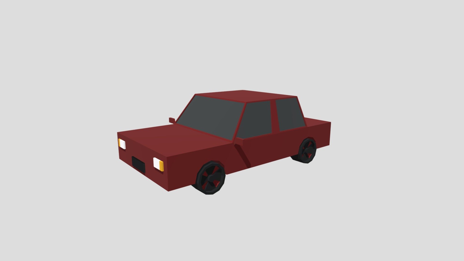 Low Poly Car - 3D model by Cael_Salad [946386b] - Sketchfab