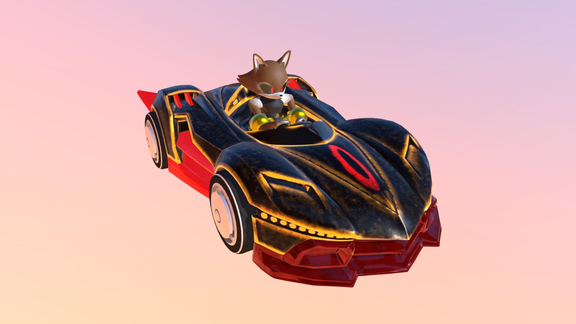 Akuma in car (SRCW) - Download Free 3D model by Accountnamed334 ...