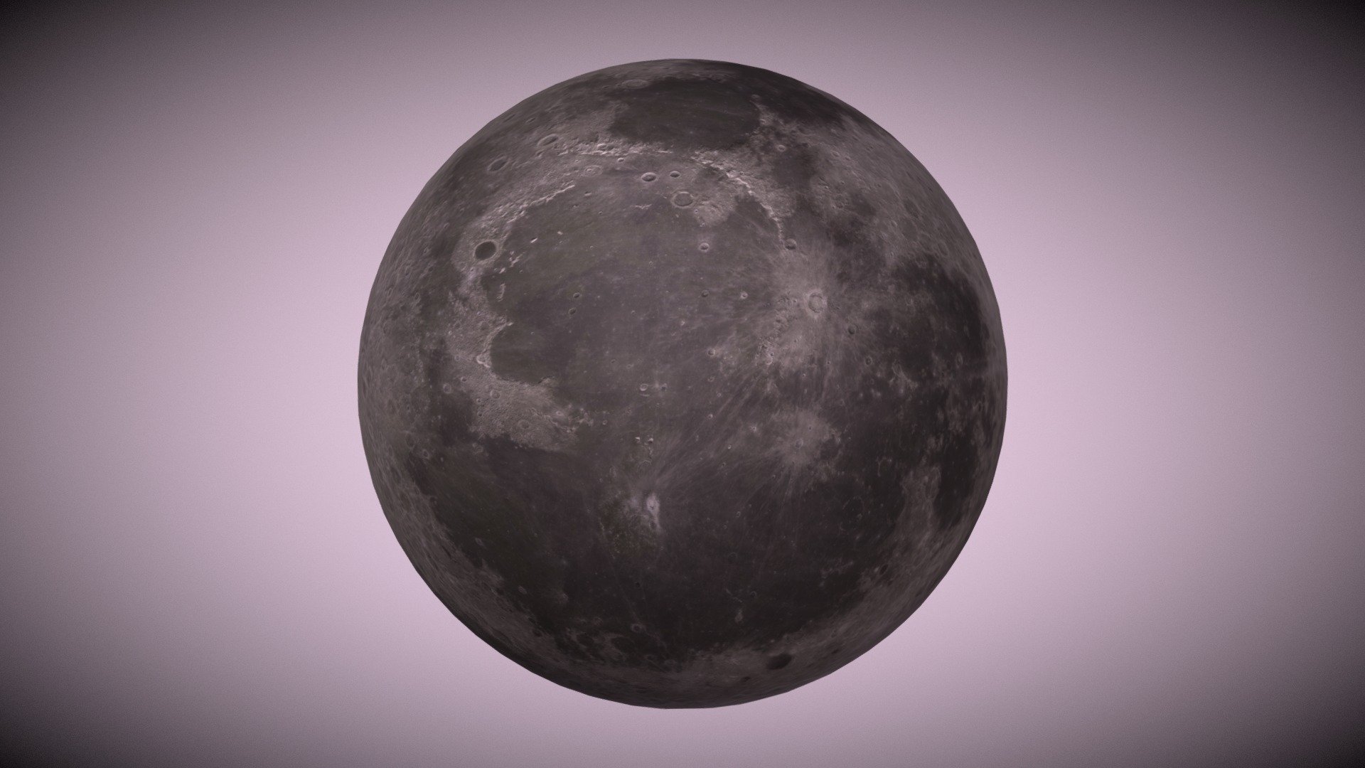 Moon Photorealistic 8K - 3D model by Gerhald [9465699] - Sketchfab