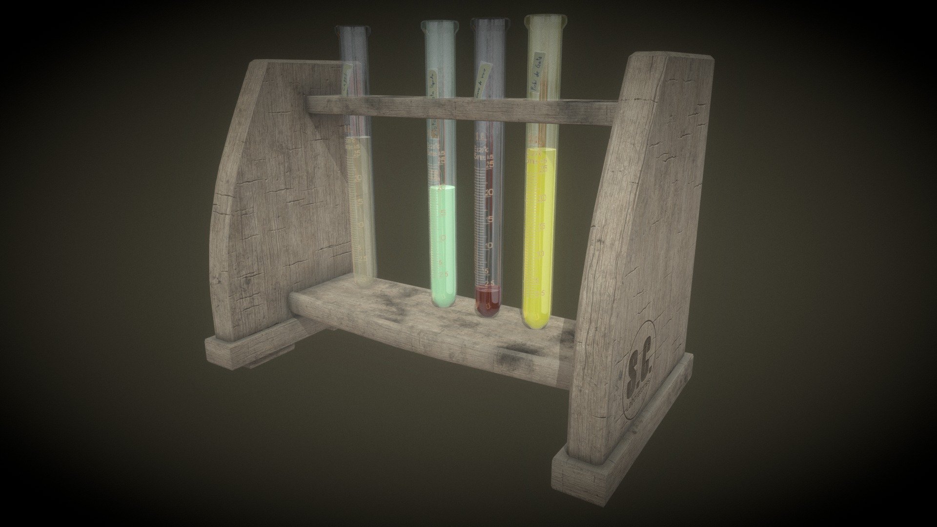 3rd - Chemistry // Old Lab Tubes - Download Free 3D model by Ringo ...