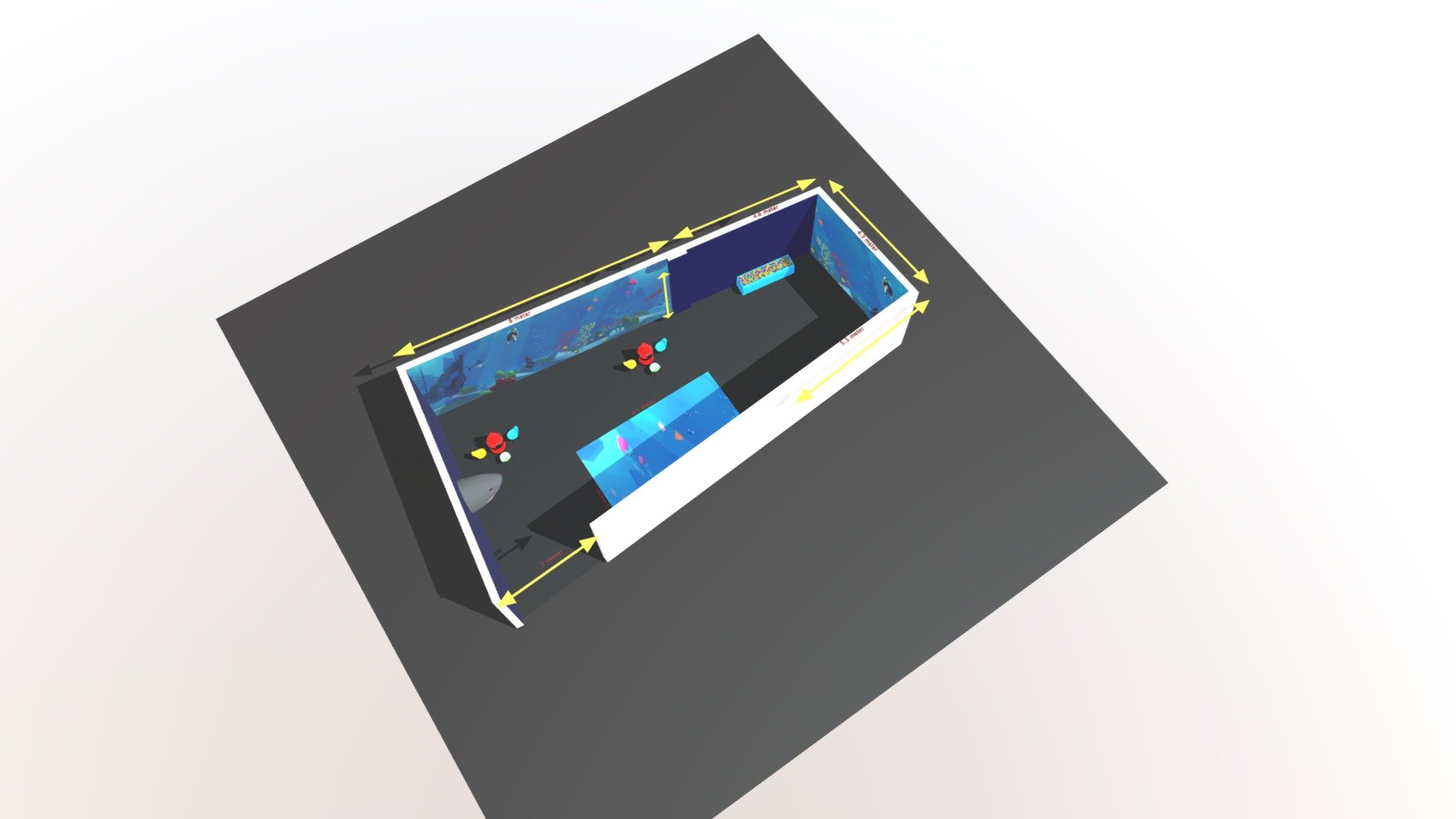 Kids Projection Room_V02 - 3D model by amith.toon [9467efd] - Sketchfab