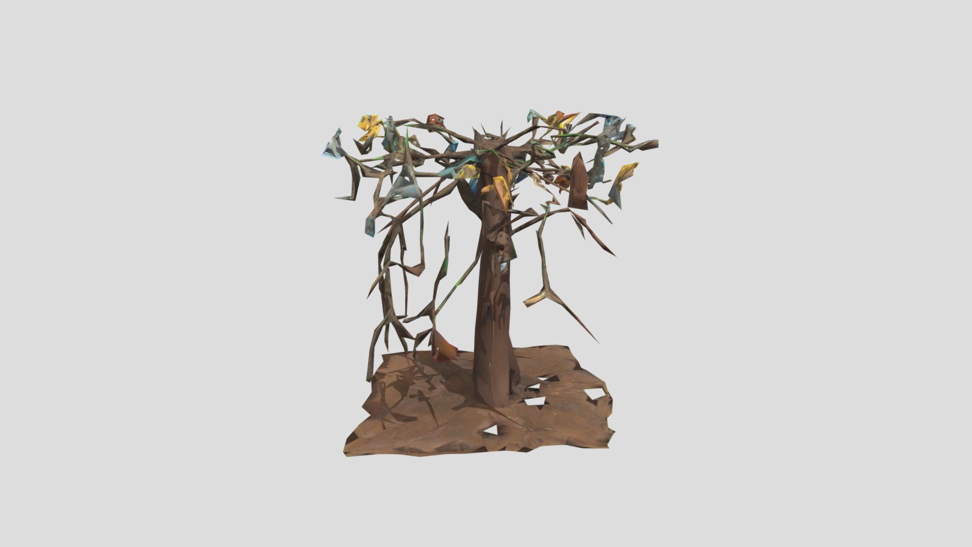 Artistic Tree of Leaves - 3D model by GIOVI (@giovannapezzoni7 ...
