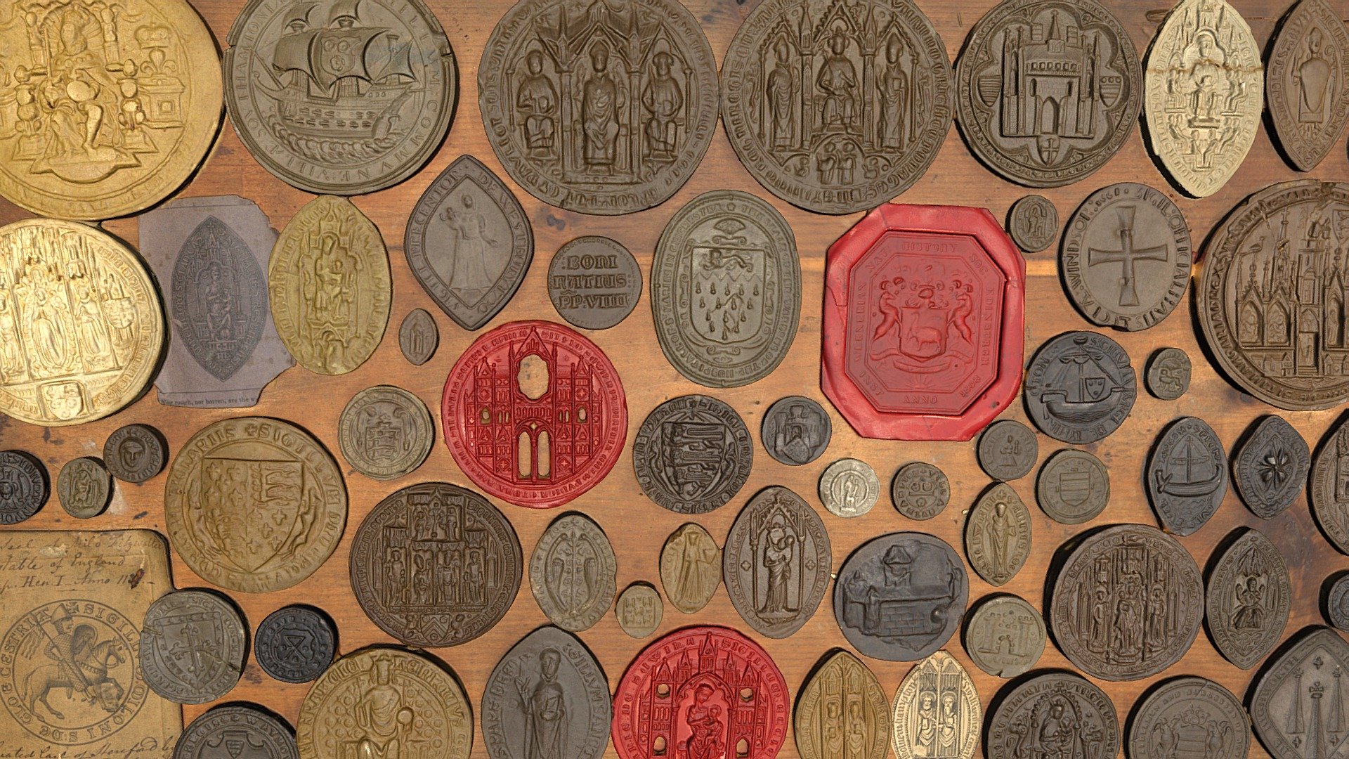 Tray of seal matrix impressions - 3D model by Southampton Cultural ...