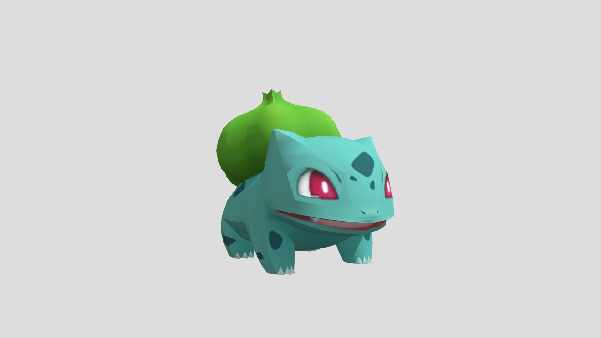 Bulbasaur - Download Free 3D model by tirrellclark.75 [946ae8e] - Sketchfab
