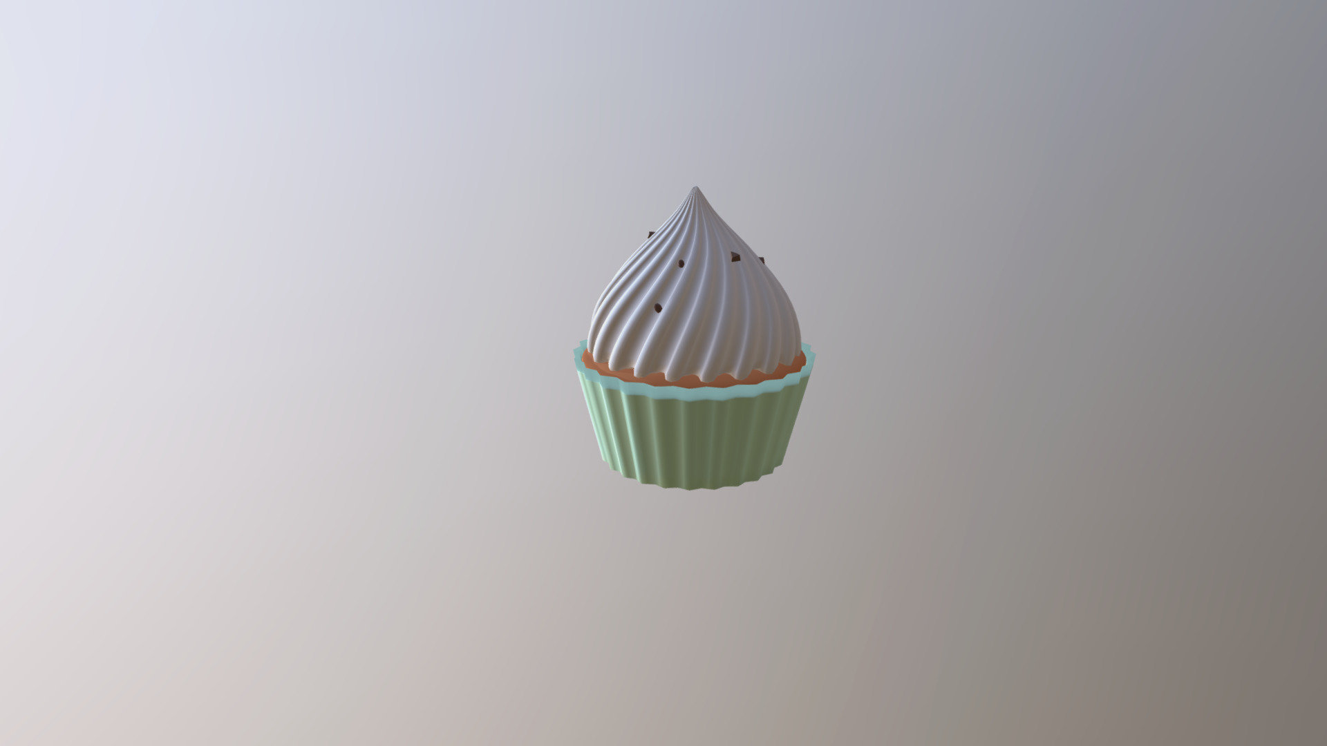 Cupcake - 3D model by Joakim Aaslund (@aaslund) [946b226] - Sketchfab