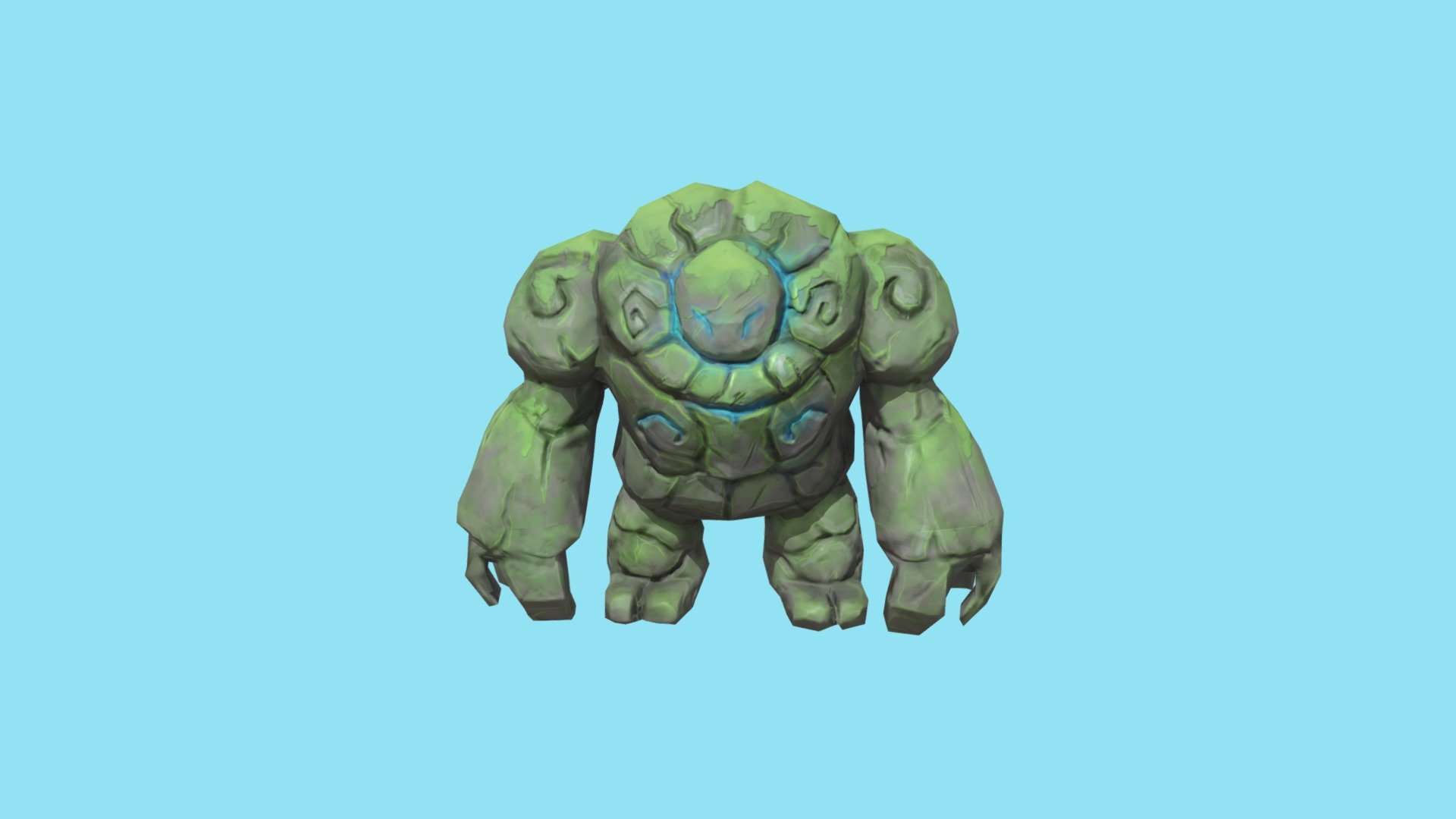 Stone golem speed prop - 3D model by Felicia.Lindgren [946b620] - Sketchfab