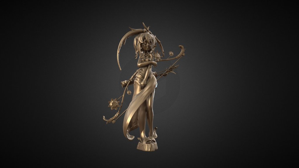 Huntress - 3D model by oddgrain [946c4b5] - Sketchfab