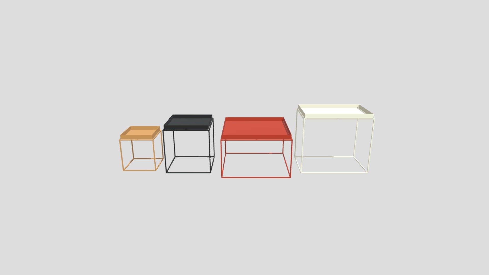 Tray Table By Hay - Download Free 3D model by 3dzip (@3dzipdotorg ...