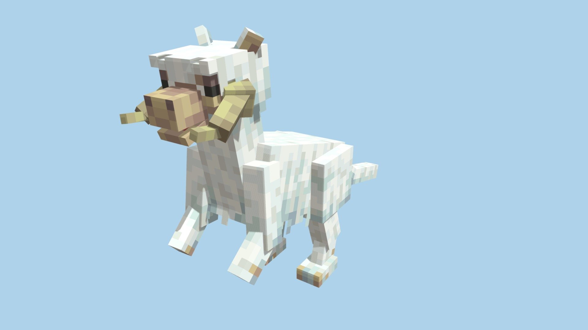 Minecraft Tauntaun - 3D model by ewanhowell5195 [946d7b7] - Sketchfab