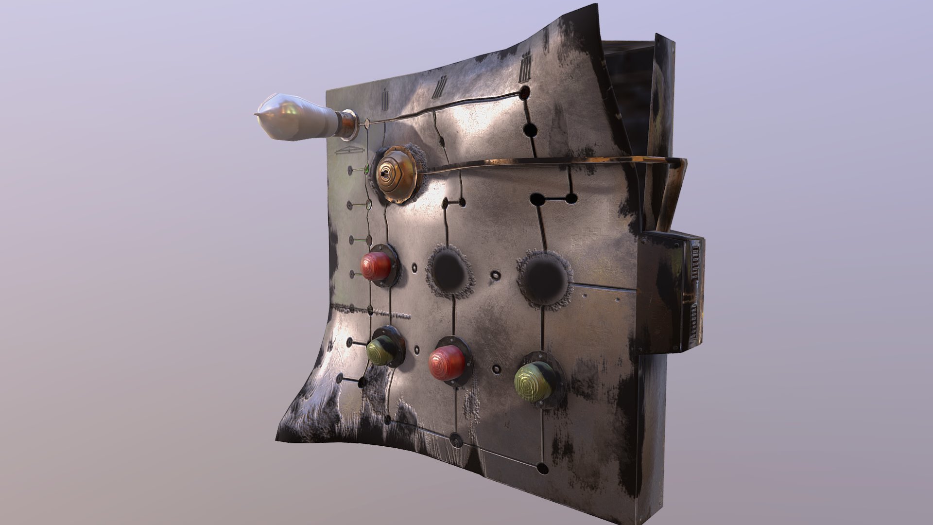 Destroyed Control Panel (Small) - 3D model by Mad_Lobster_Workshop ...