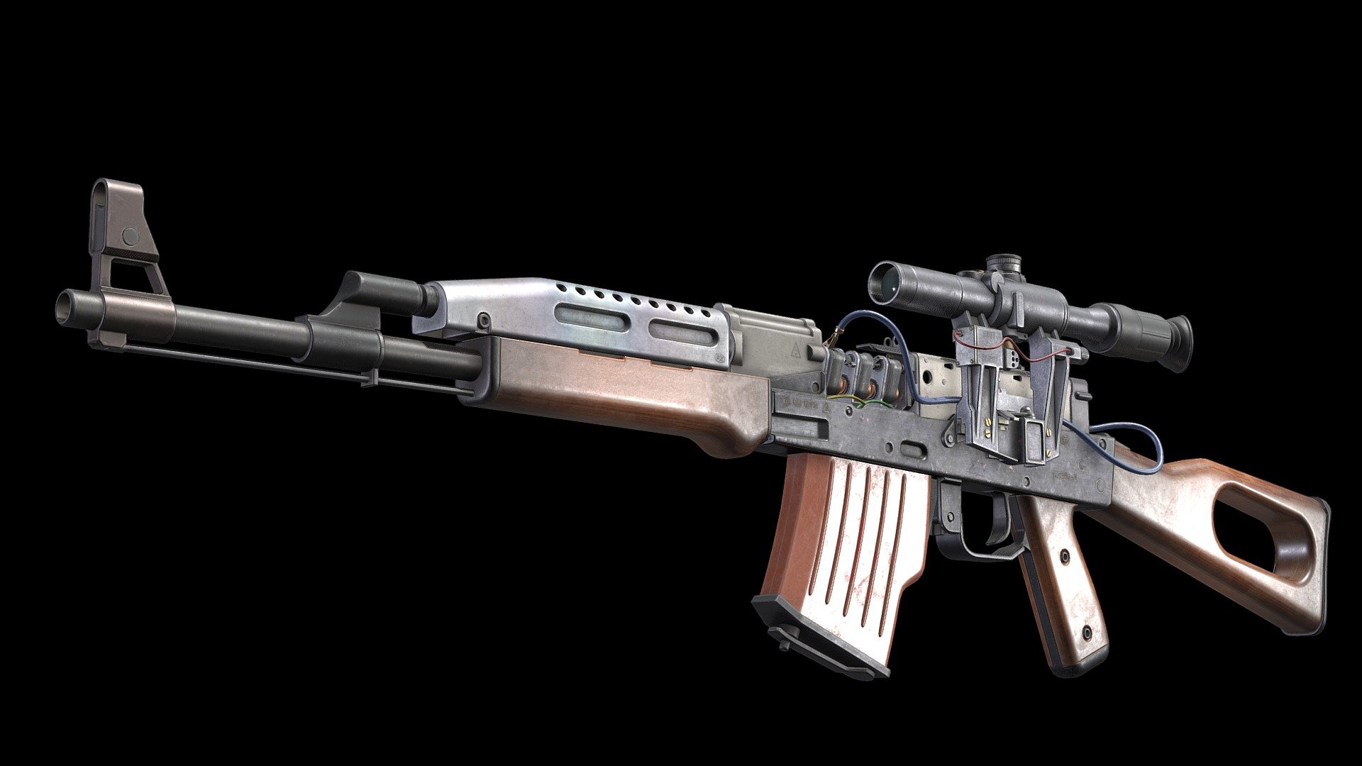 Atomic Weapon SR - 3D model by Mindev [946edb5] - Sketchfab
