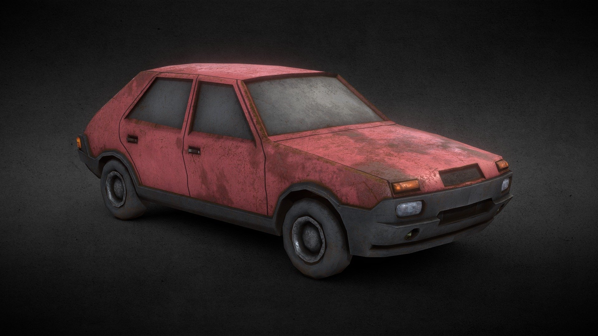 Lowpoly Simple Car Prop - Game Ready - Download Free 3D model by Rashad ...