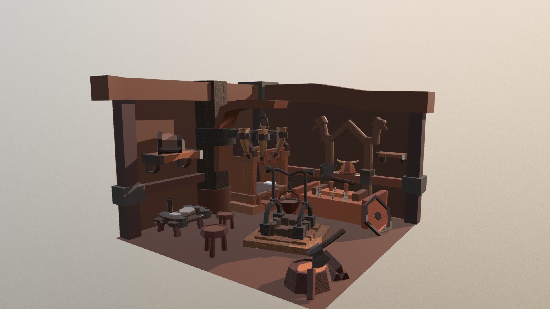 Viking Room - 3D model by TanBrick [946fa6f] - Sketchfab