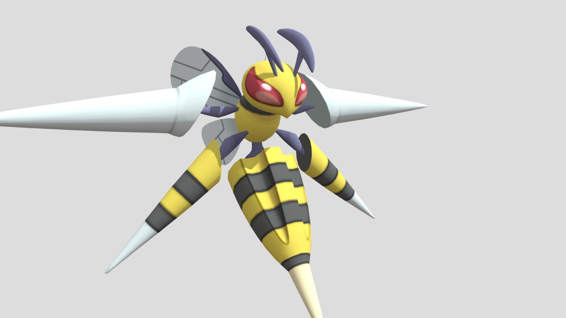 Beedrill Mega - Download Free 3D model by juliocesar012 ...
