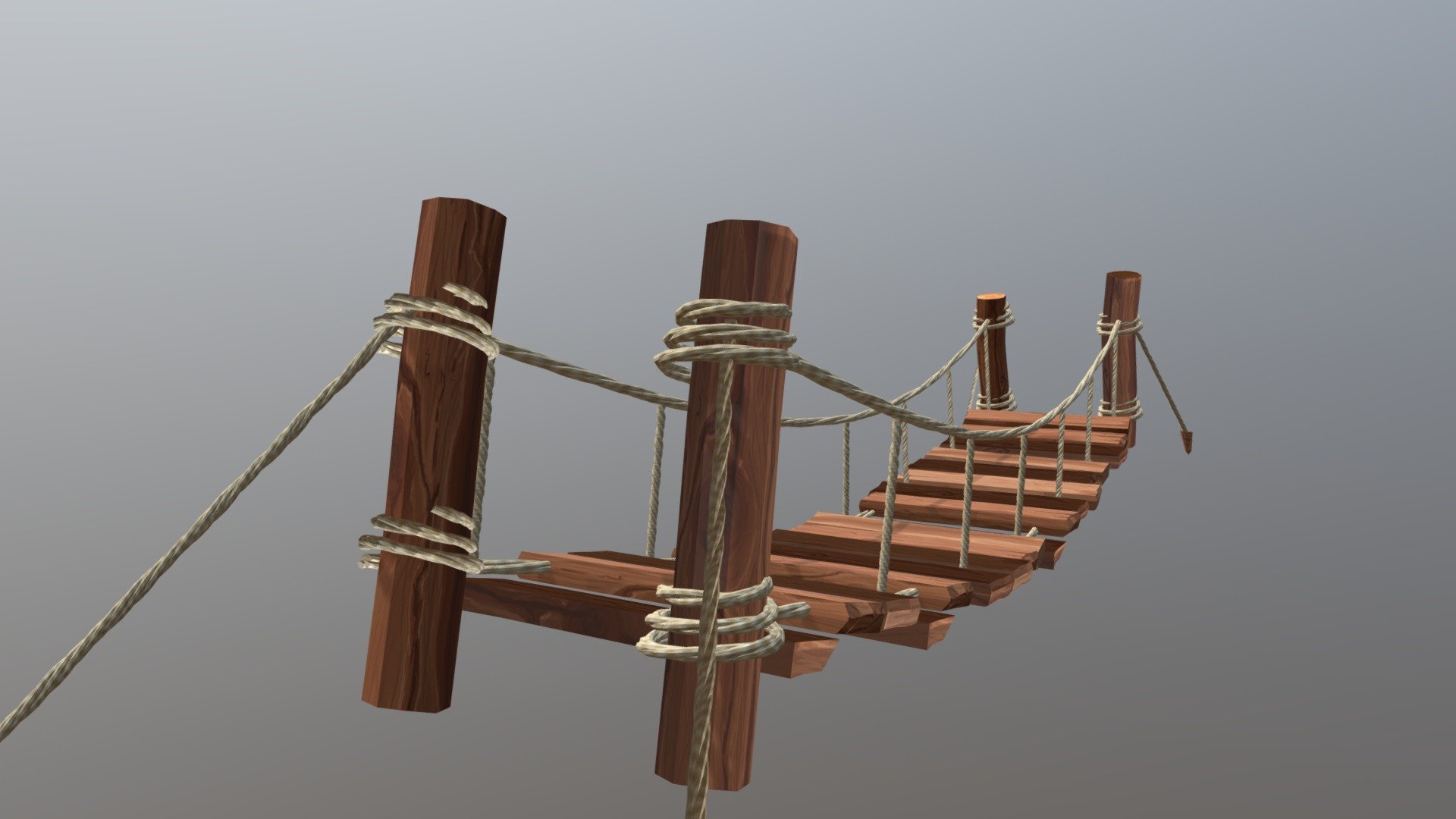 Wood Bridge - 3D model by sir Kev (@kevLop) [946fdc4] - Sketchfab