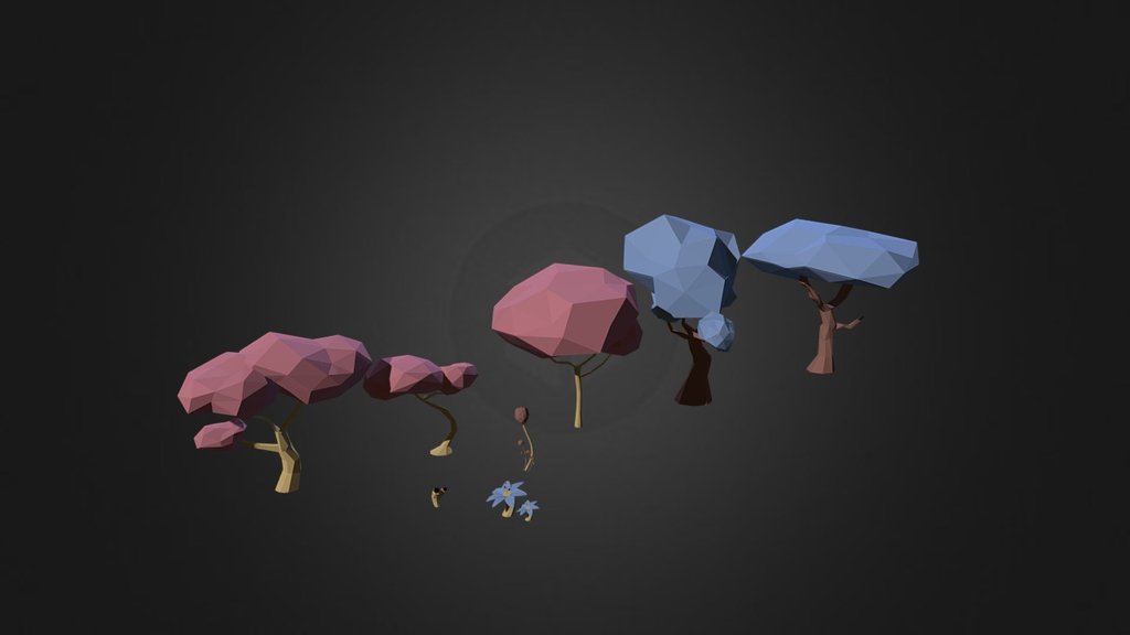 Pack Of Low Poly Nature 2 - 3D model by nalkorth [94705b6] - Sketchfab