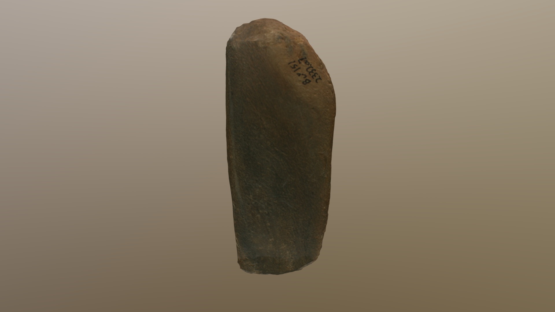 Unfinished Groundstone Celt - 3D model by Warren Wilson College ...