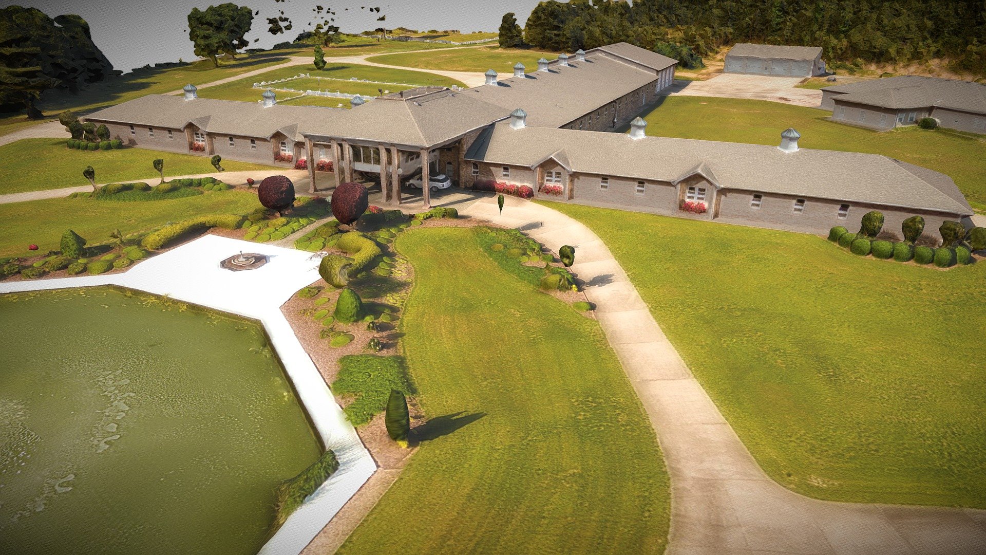 Southern Comfort Stables - Buy Royalty Free 3D model by johnnokomis ...