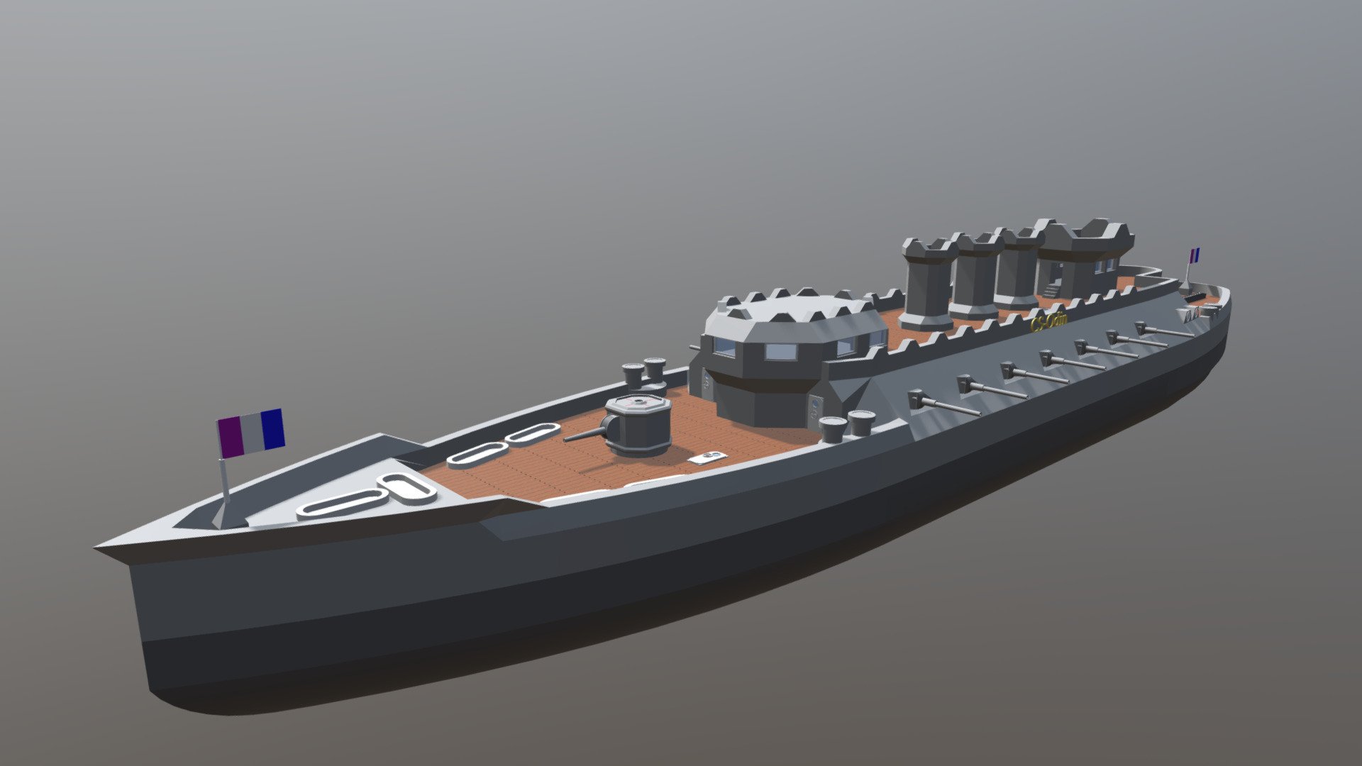 Odin Class Castle Ironclad - Download Free 3D model by martyn169 ...