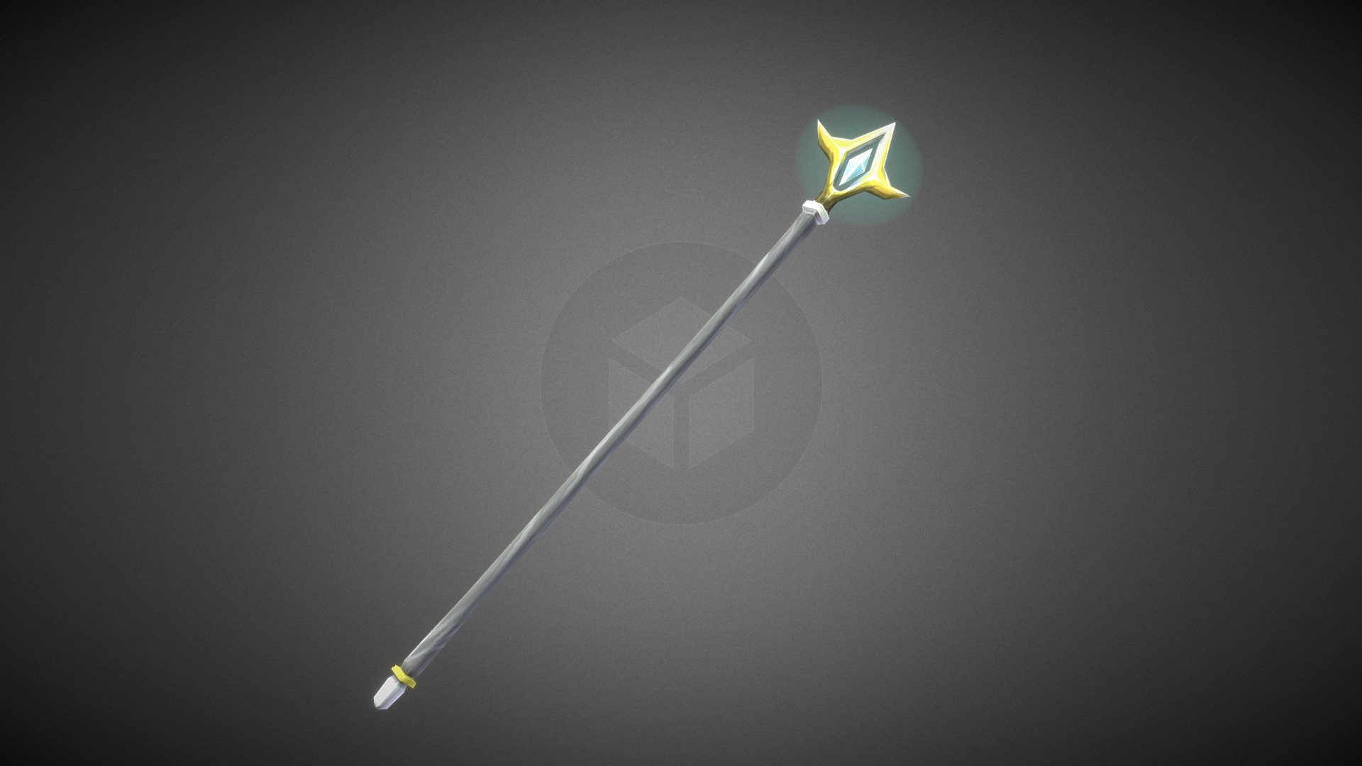 Staff - Download Free 3D model by Rishaki (@rizthecrafter) [94751b9 ...