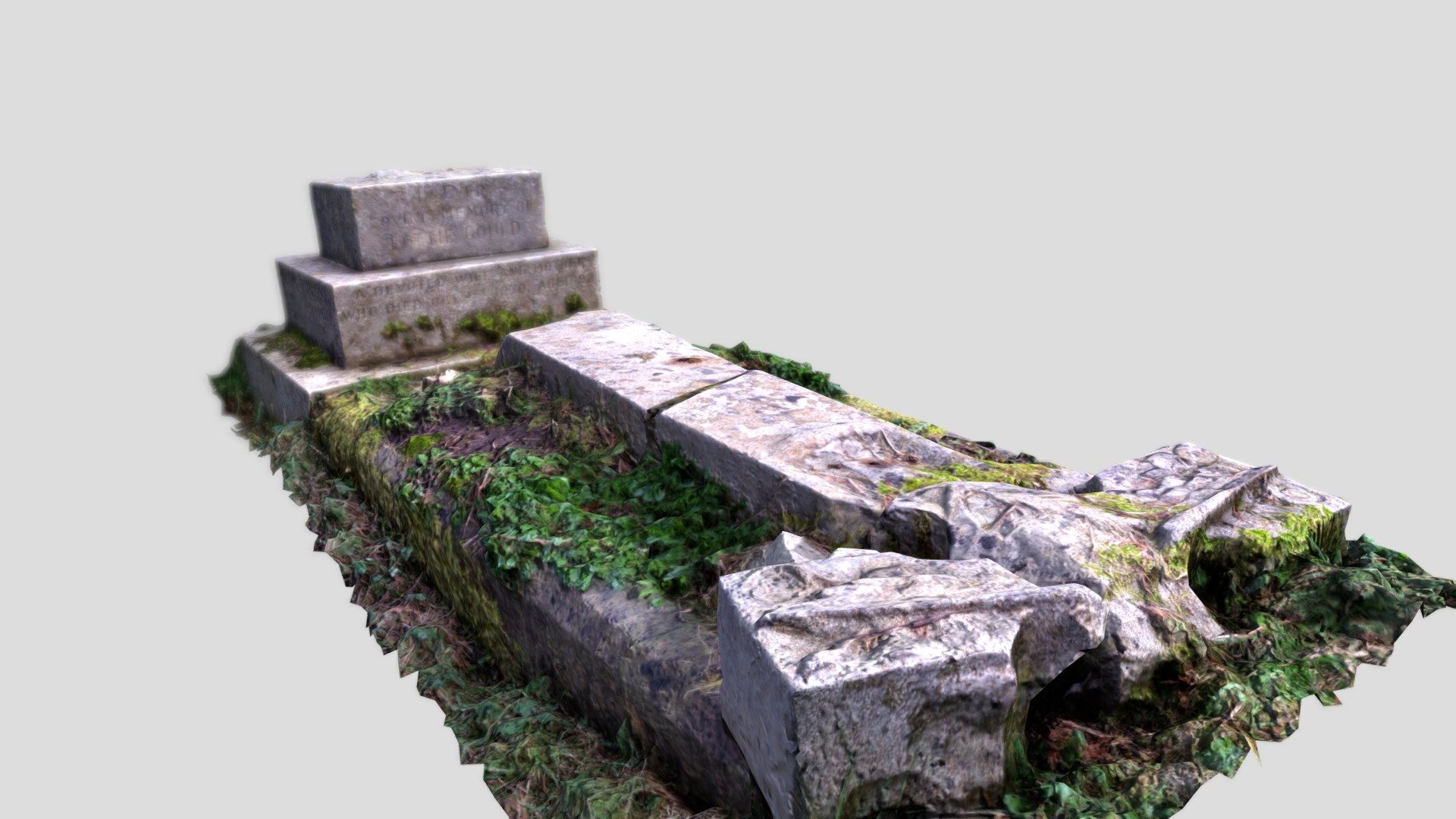 Broken Cross - 3D model by ppashen [947771e] - Sketchfab
