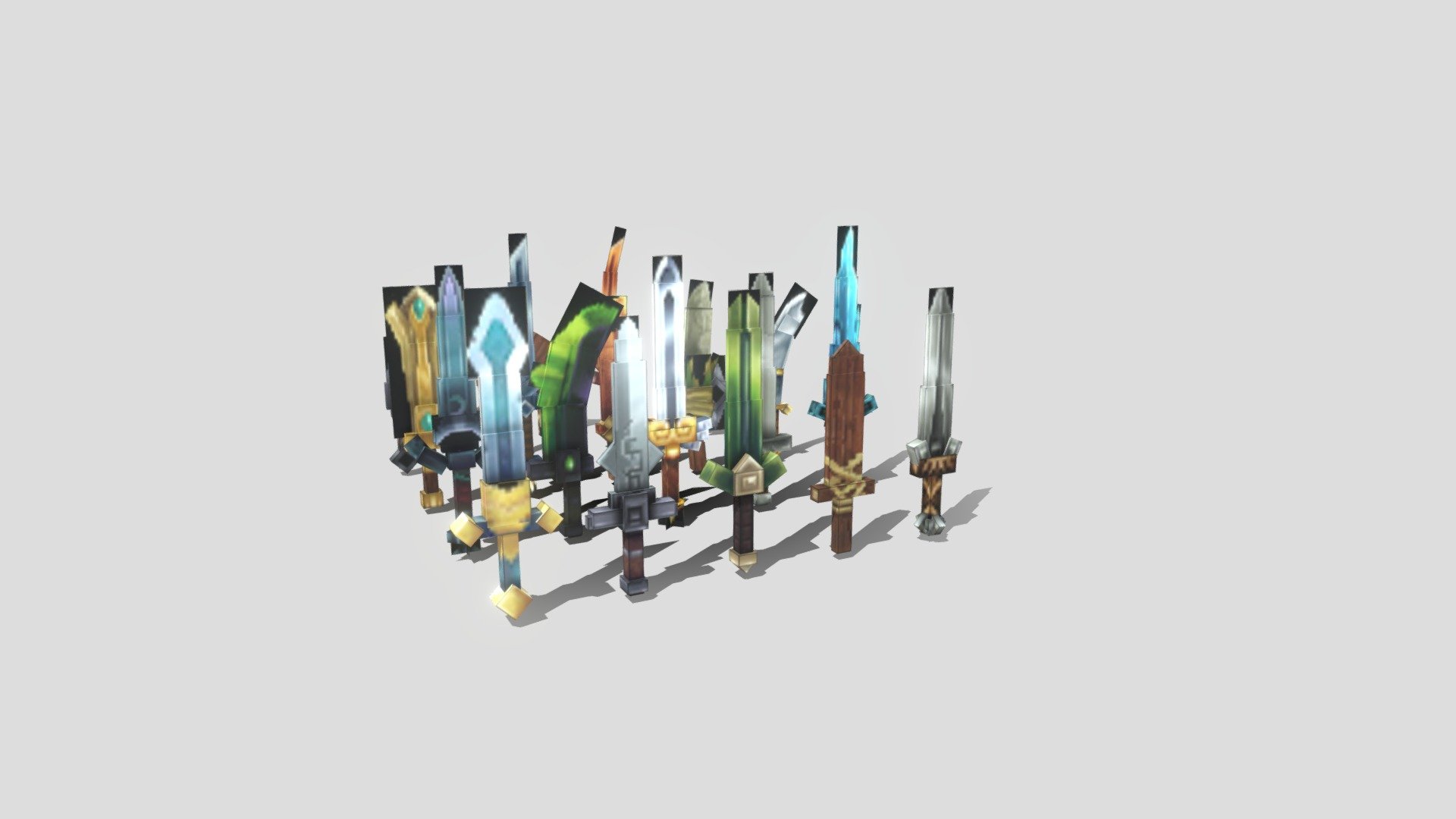 Hytale Sword Pack - 3D model by Sullex [9477ed6] - Sketchfab