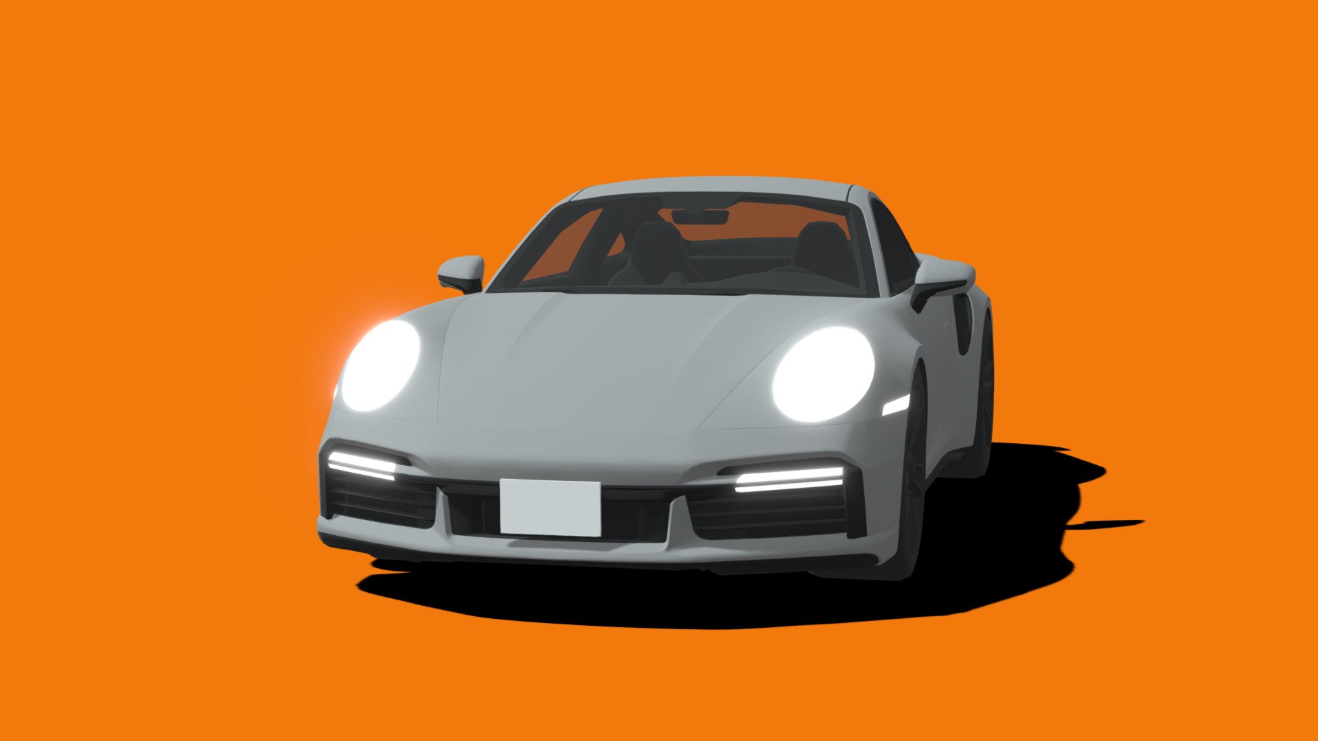 TOON Supercars : Porsche 911 TURBO S - 3D model by LePoint_BAT ...