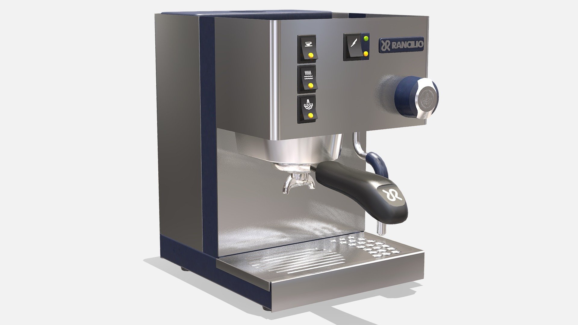 Rancilio Silvia Home Espresso Machine - Buy Royalty Free 3D model by ...