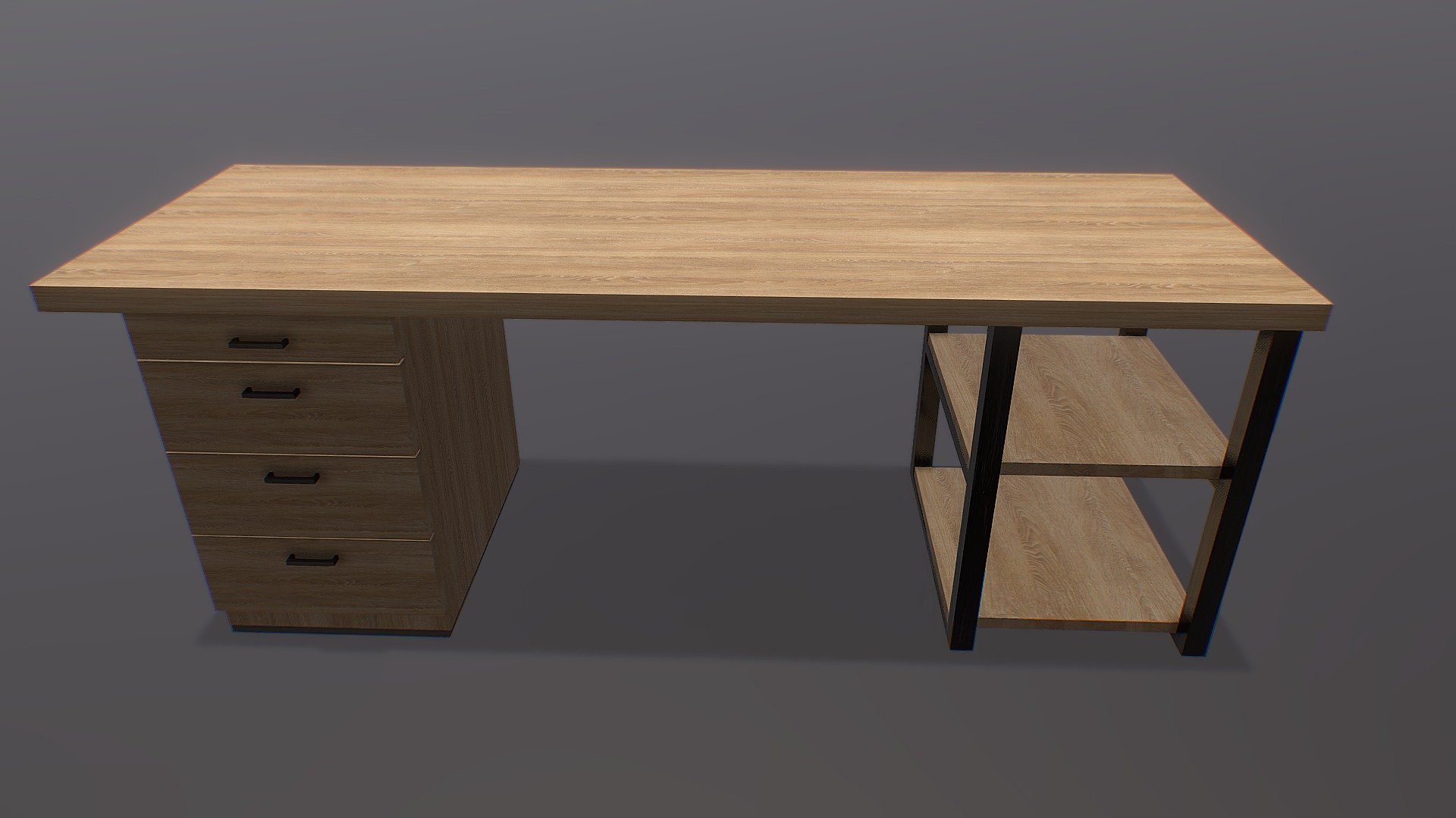 Desk model - 3D model by Kcq21 (@lukaszkocyk) [947aa96] - Sketchfab
