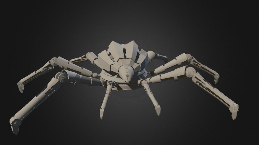 Mecha Spider - 3D model by Olexii Petrunia (@odowan) [947baea] - Sketchfab