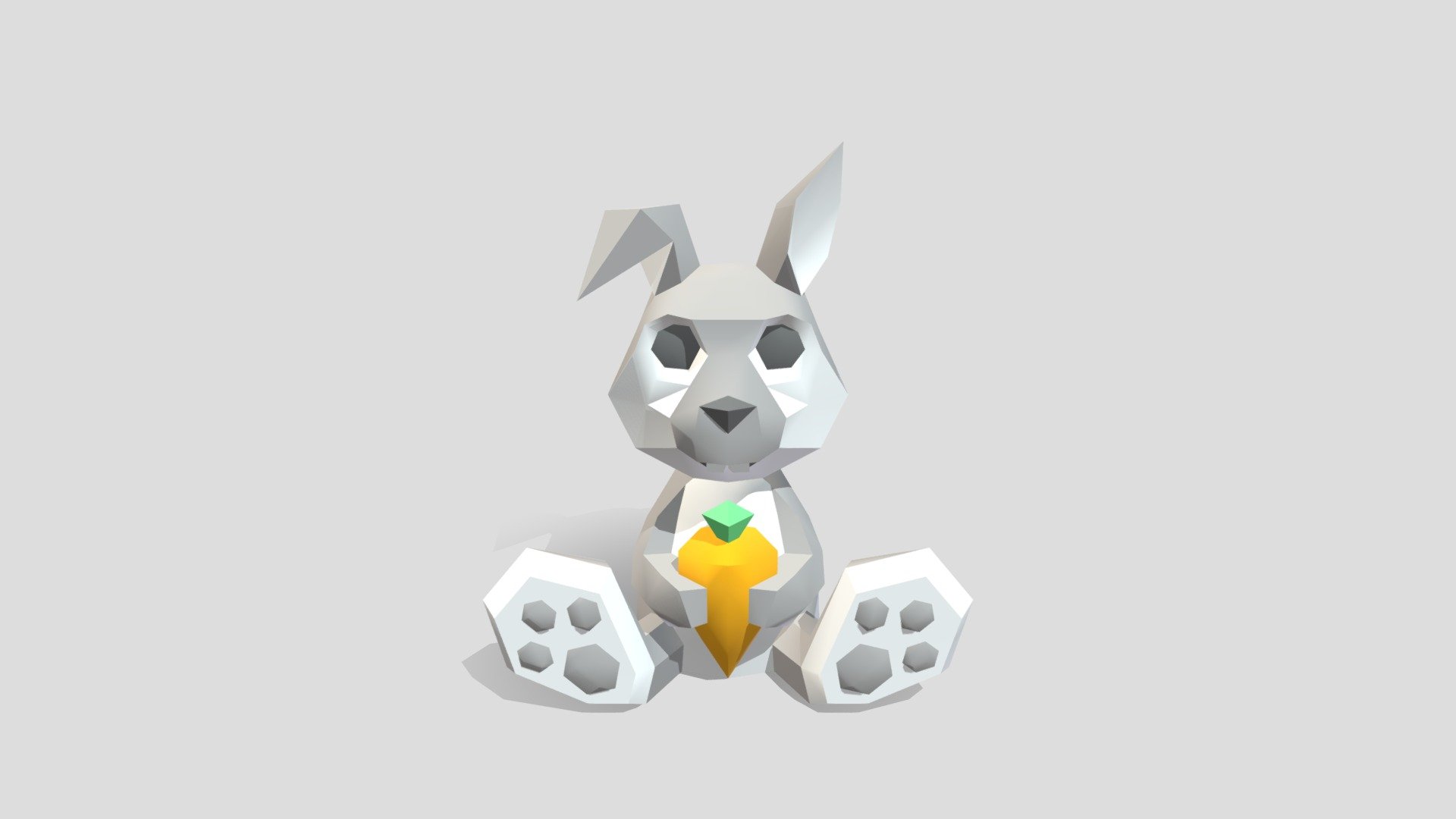 CONEJO SENTADO - 3D model by pepe (@pepecraft.mx) [947c537] - Sketchfab