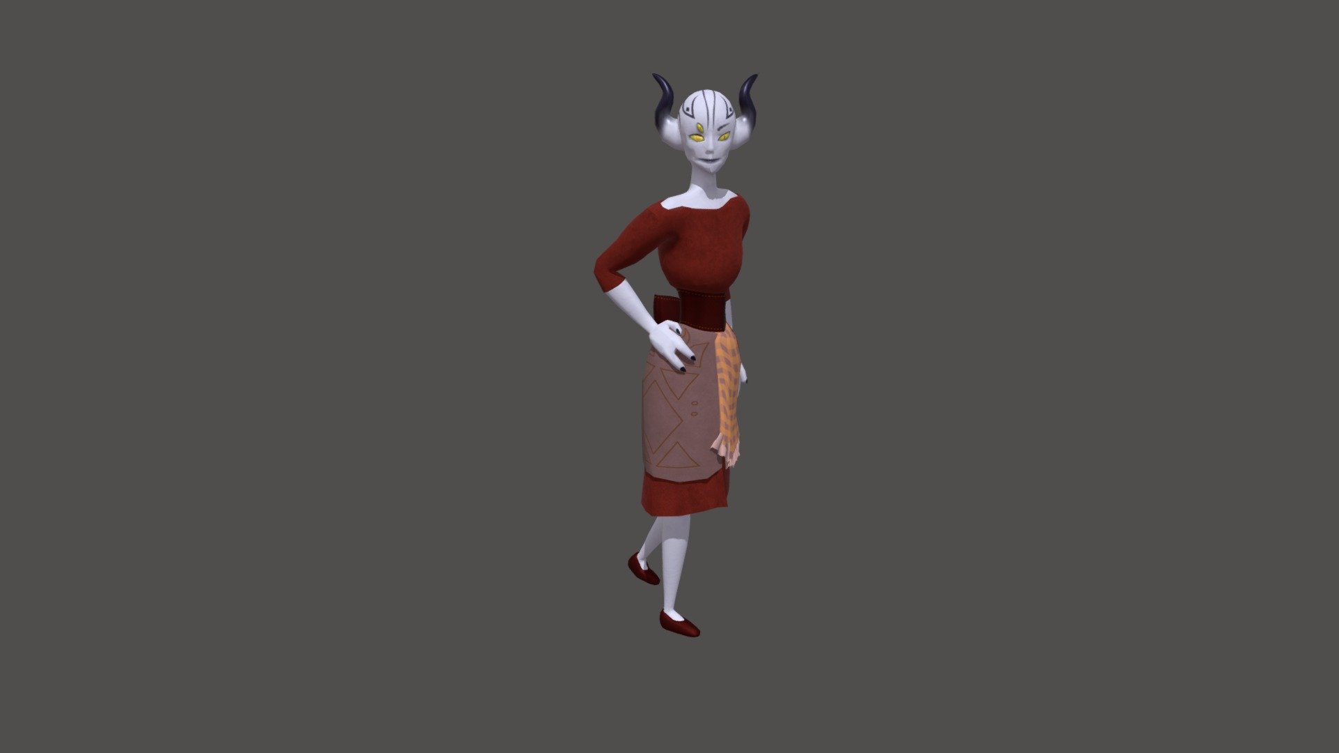 Character vanity pose - Download Free 3D model by LeeGiruzzi [947cb17 ...