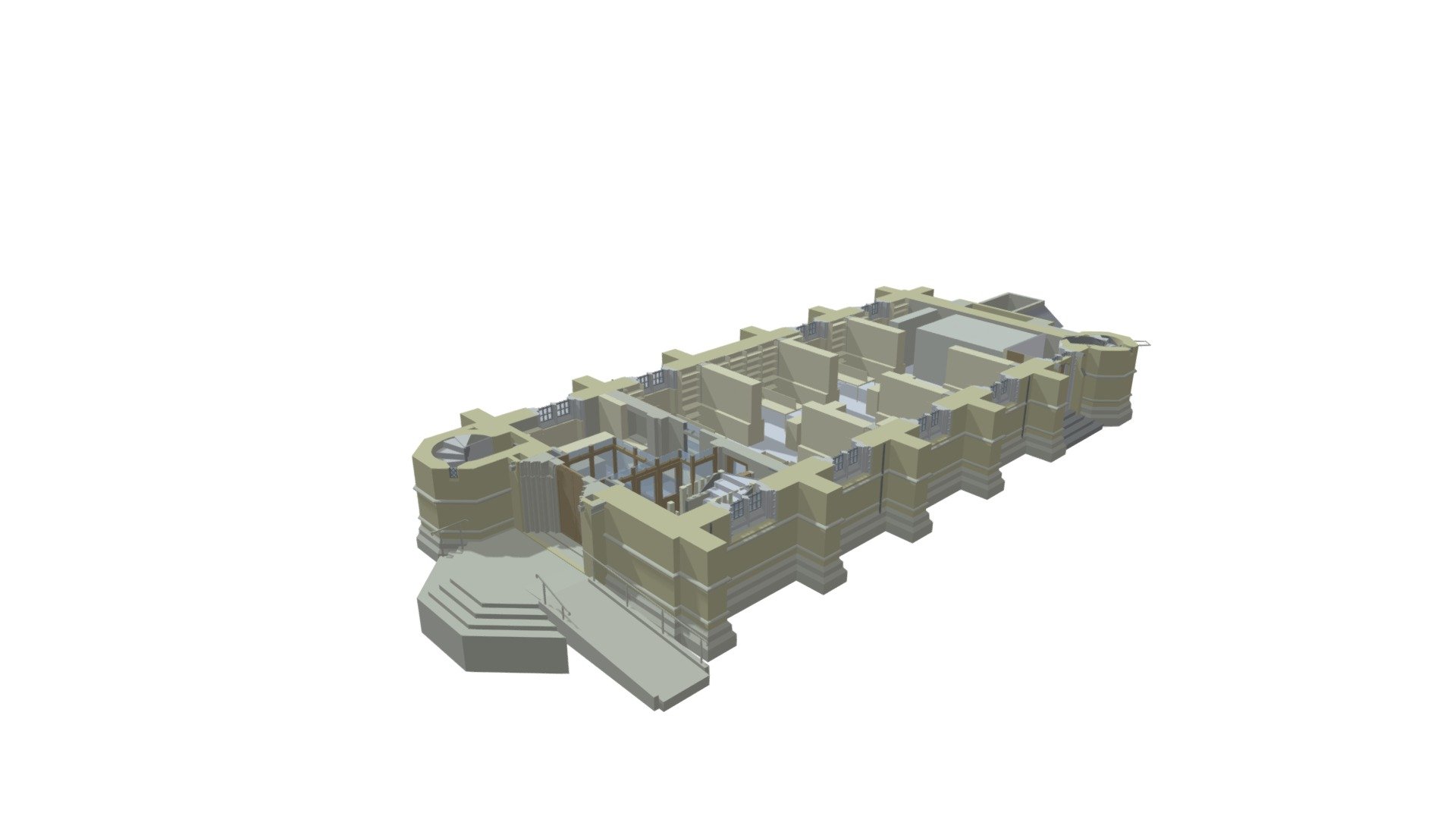 University College (Library) - 3D Model (H,C) - 3D model by SIAD Studio ...