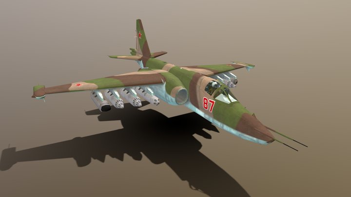 Su-25 3D models - Sketchfab