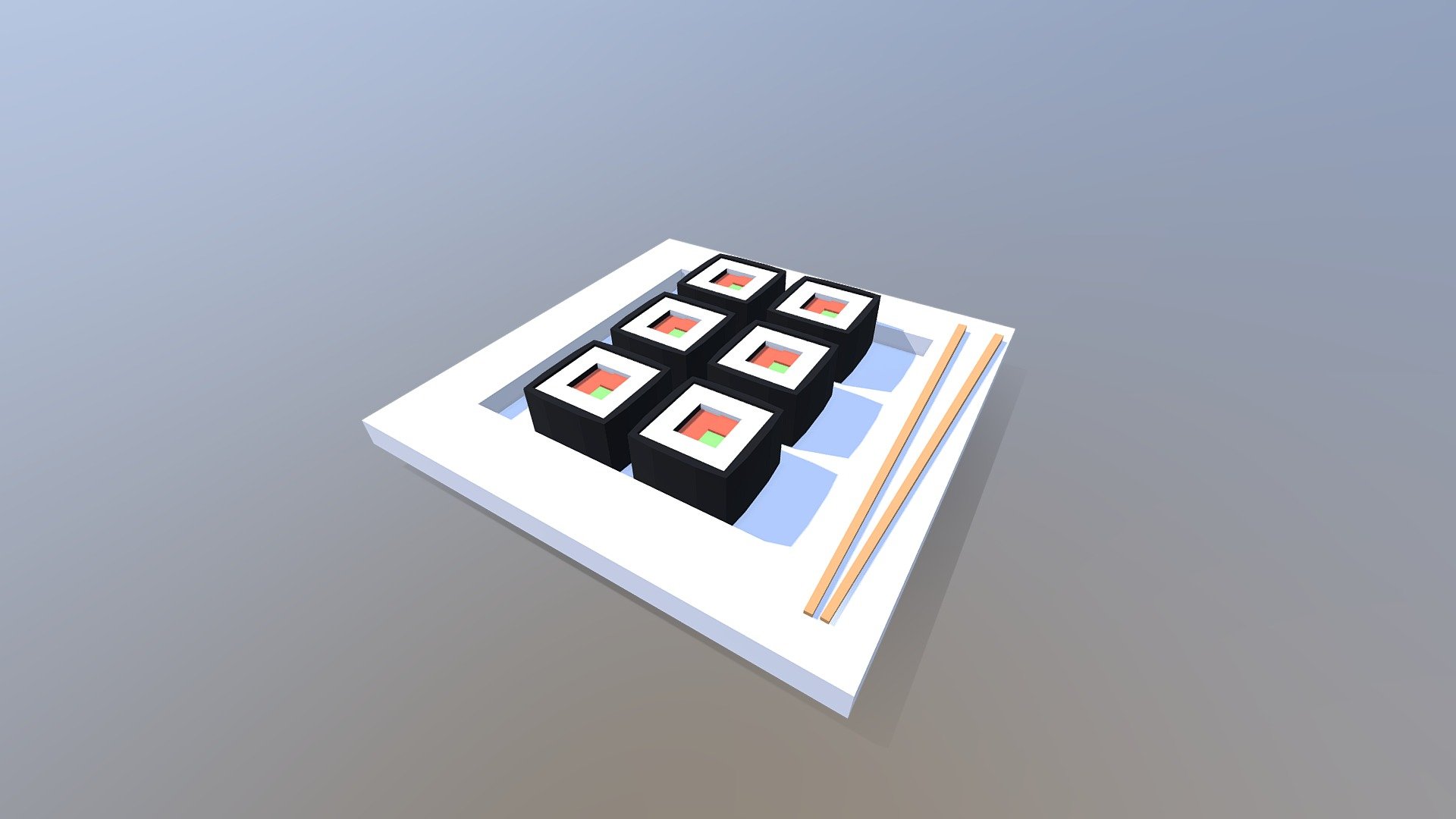 Sushi Time - 3D model by Lea Yu (@leayu) [947f402] - Sketchfab
