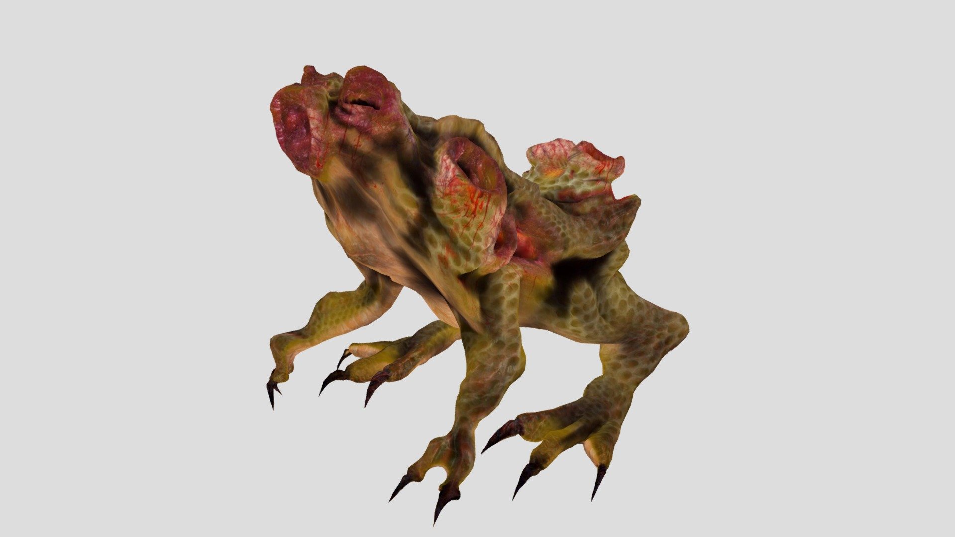 Monster Batrachian Creature - Buy Royalty Free 3D model by Marianito ...