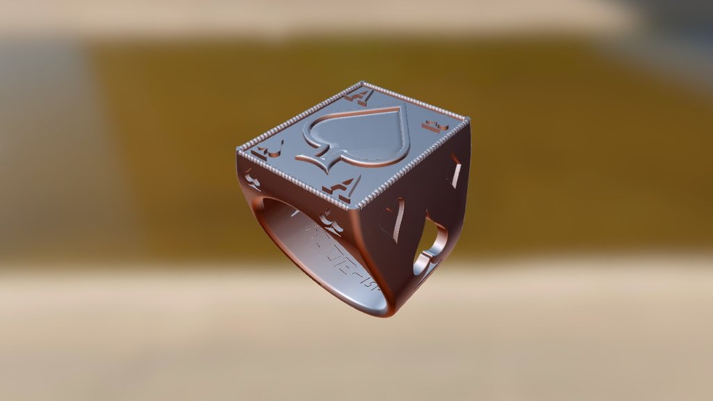 Spade Card - 3D model by rude-gear [9480c7a] - Sketchfab