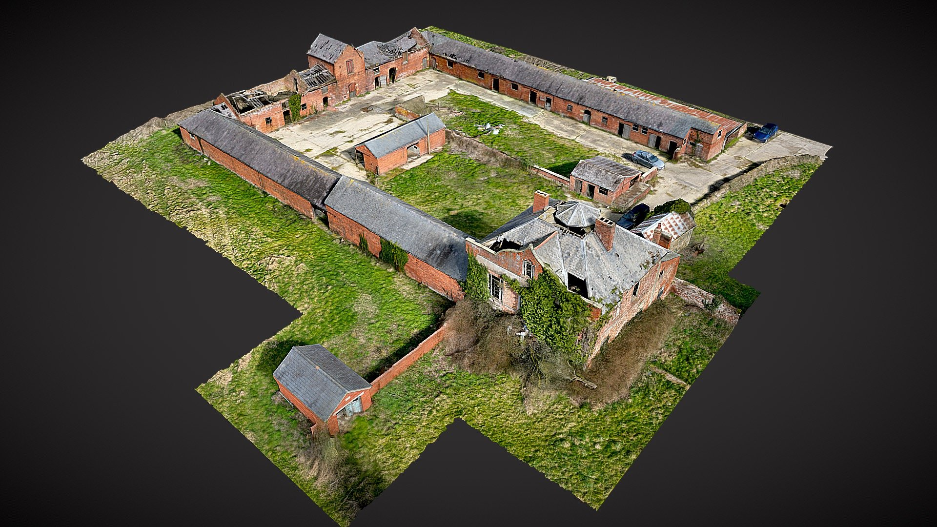 Calcott Hall, Powys - 3D model by Heritage Innovation (@heritage ...